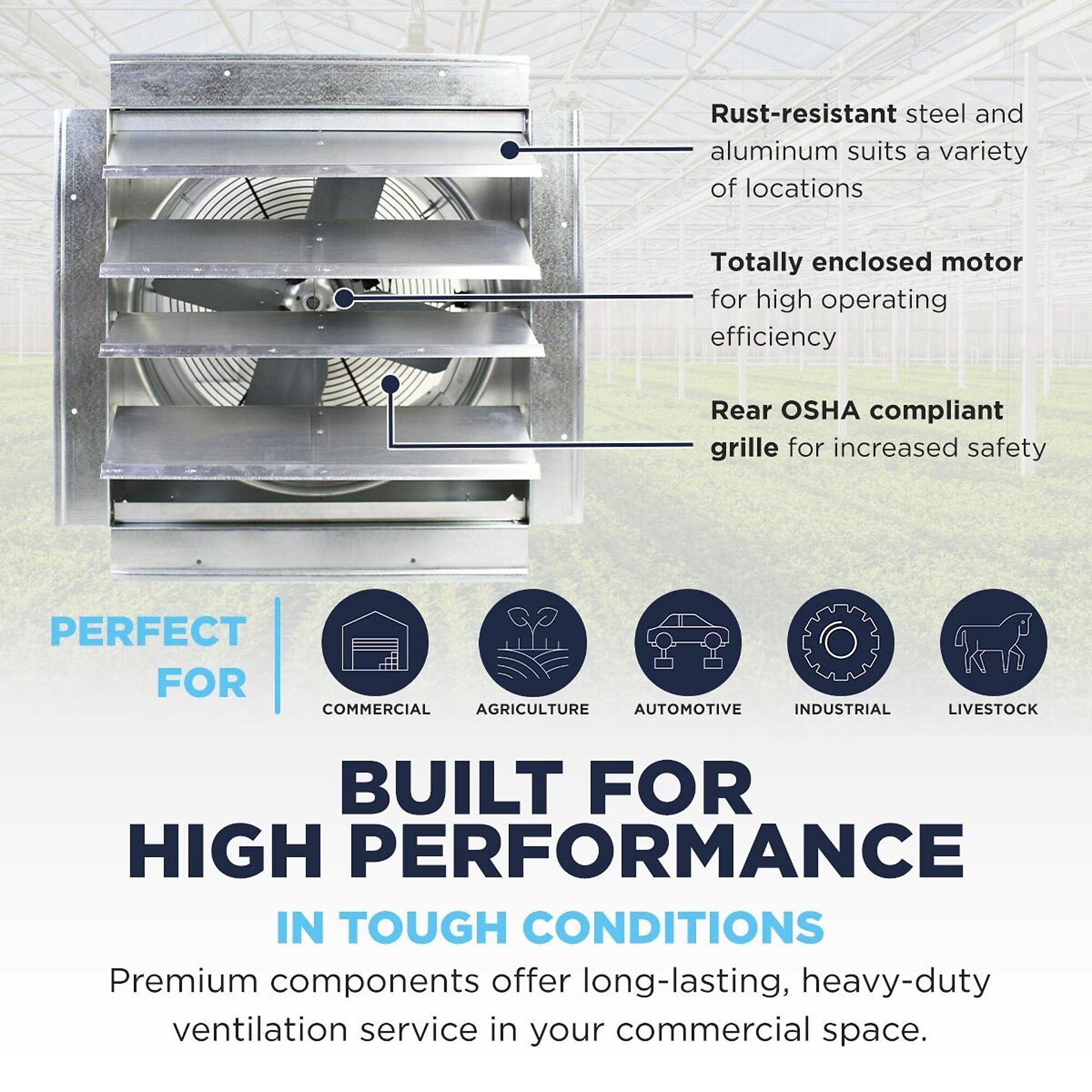 MaxxAir Ventamatic Exhaust Fan with Integrated Shutters, 1,400 CFM ...