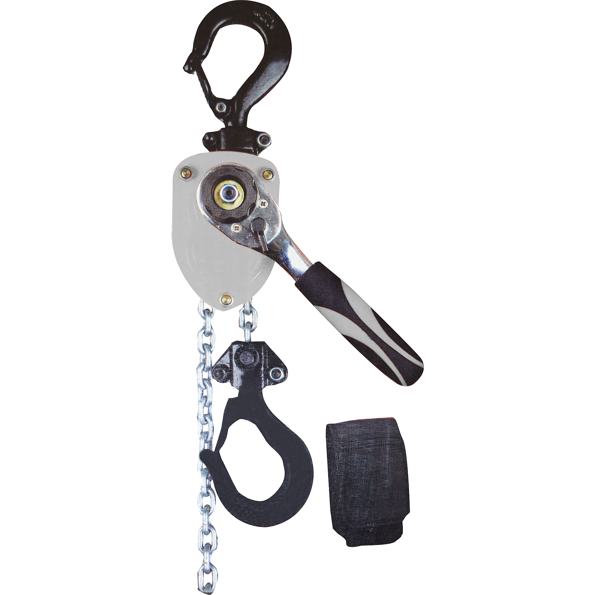 Shop Tuff, Manual Chain Hoist, Capacity 1000 lb, Lift Height 10 ft ...