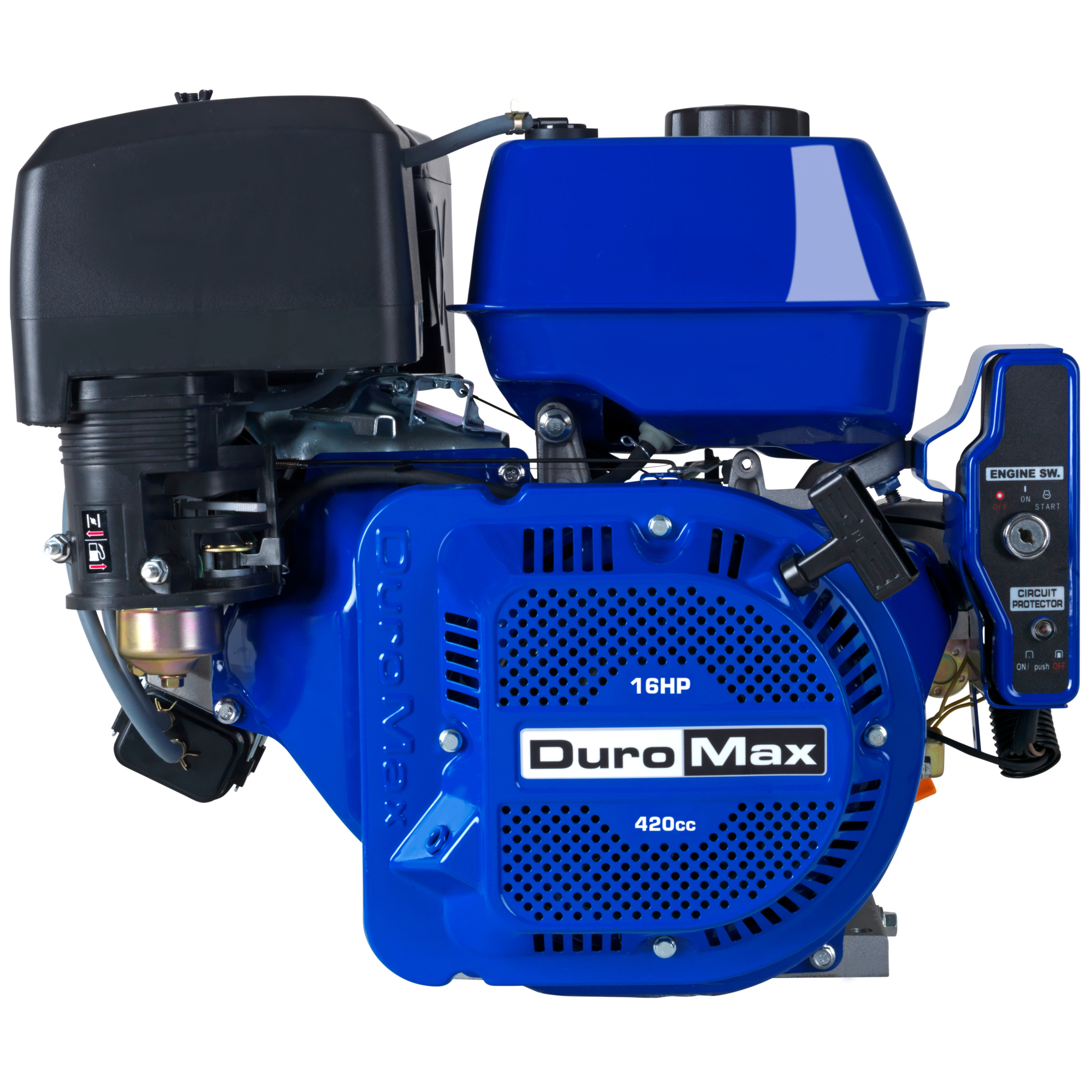 DuroMax, 16 HP Electric Start Gas Engine, Engine Displacement 420 cc ...