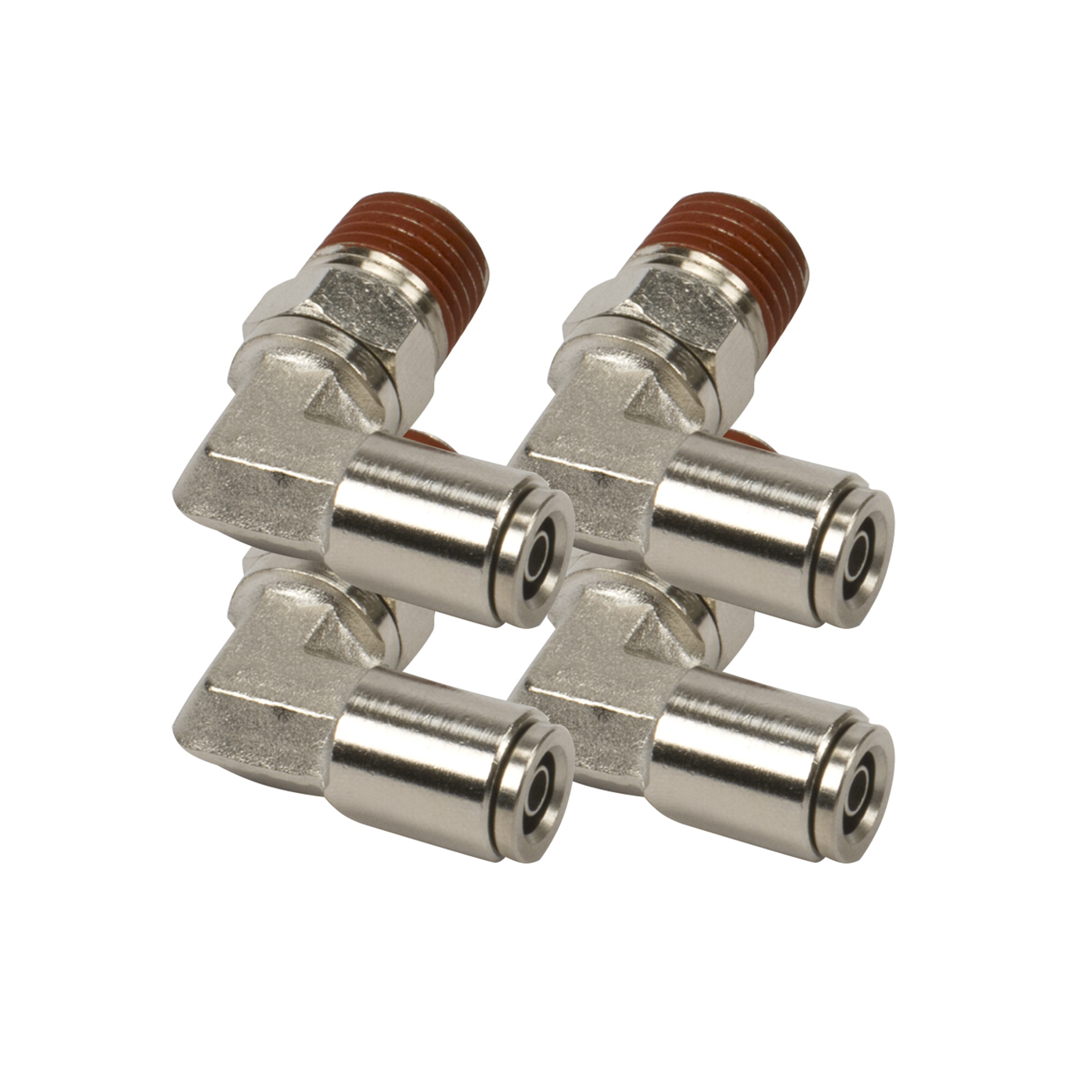 Viair 90 Degree Swivel Elbow PTC Fitting - 1/4in. NPT, Nickel-Plated ...