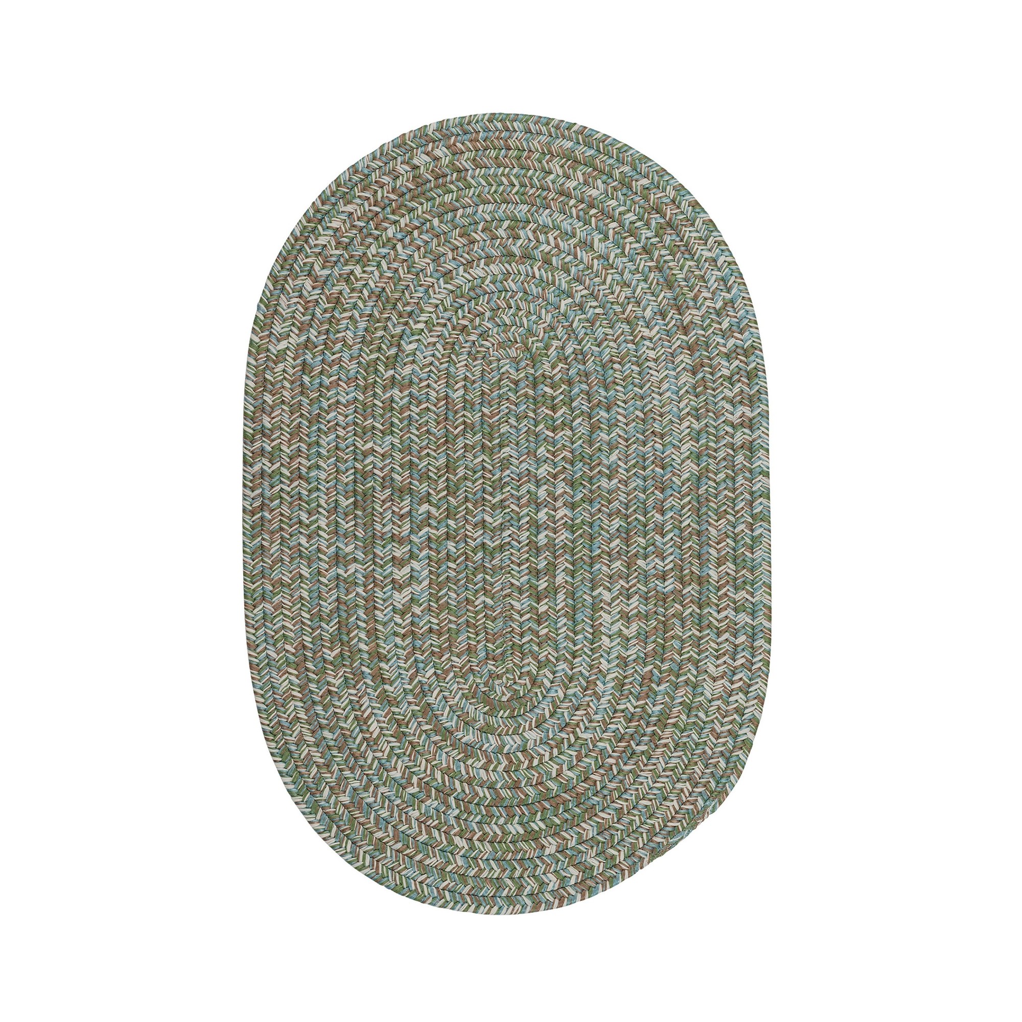Colonial Mills, Carrington Tweed Light Blue Indoor/Outdoor Rug, Length ...
