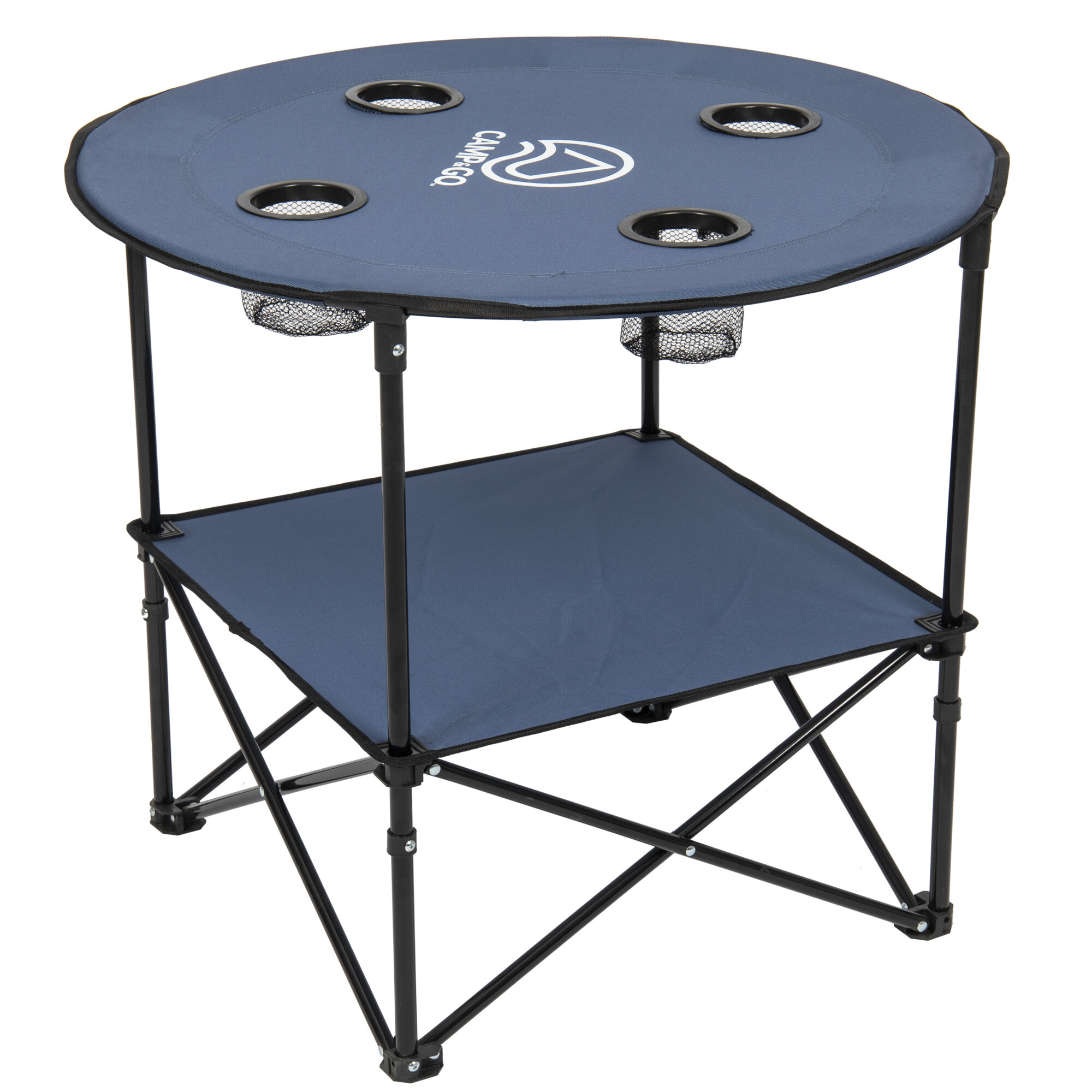 ShelterLogic Camp & Go, 28in. diameter fabric round portable table ...