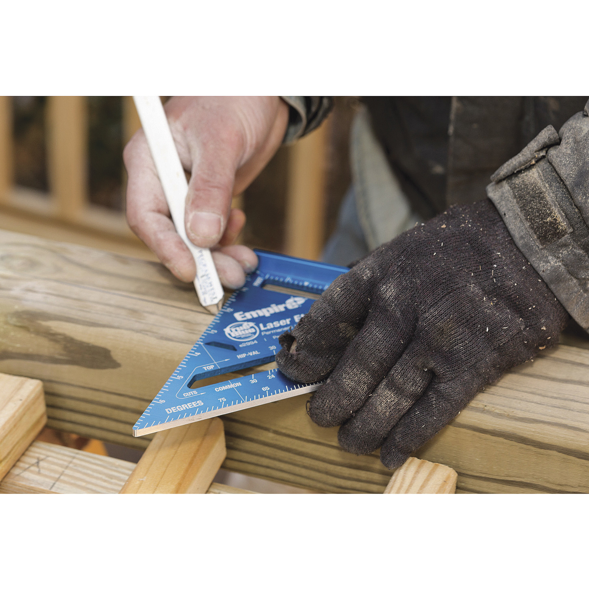 Empire Laser-Etched Rafter Speed Square, 7in. Aluminum, Model# E2994 ...