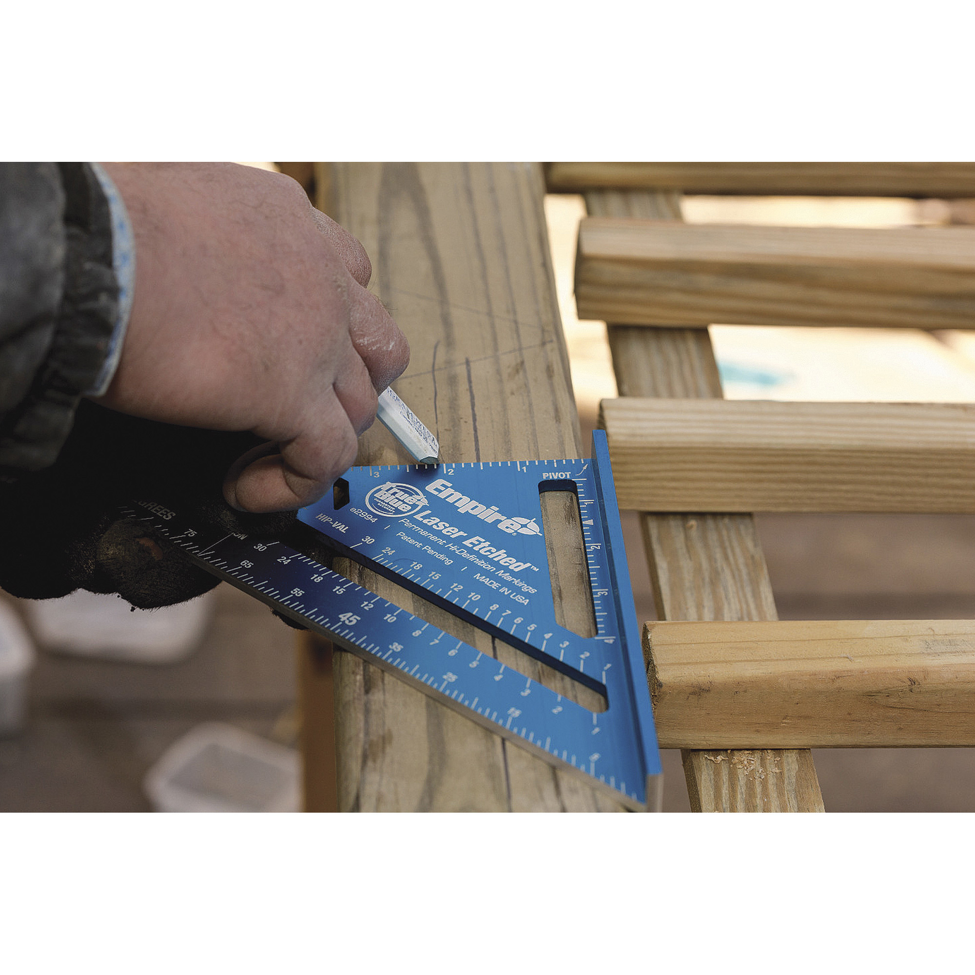 Empire Laser-Etched Rafter Speed Square, 7in. Aluminum, Model# E2994 ...