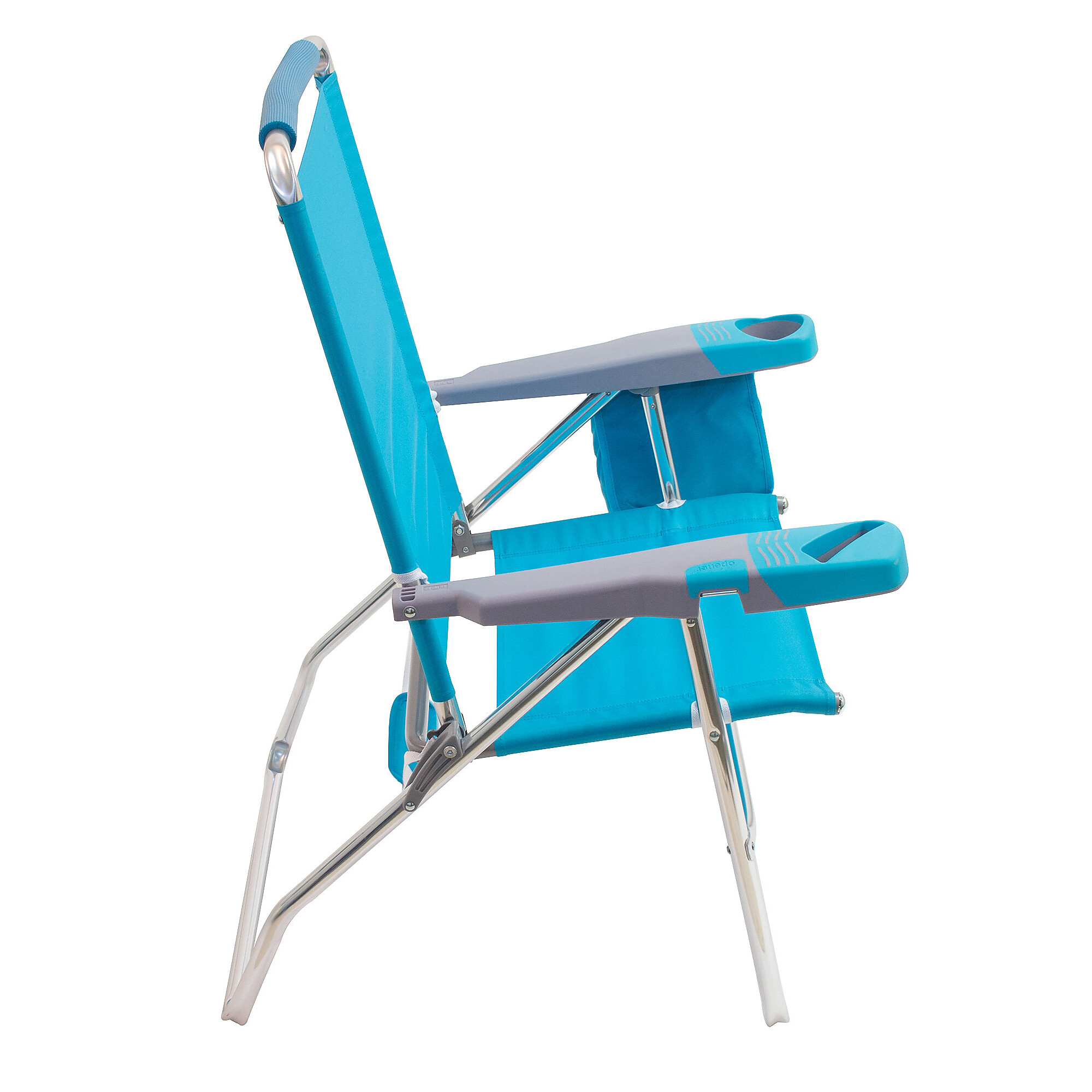 Rio Brands, Beach 4-Position Tall beach chair, Primary Color Blue ...