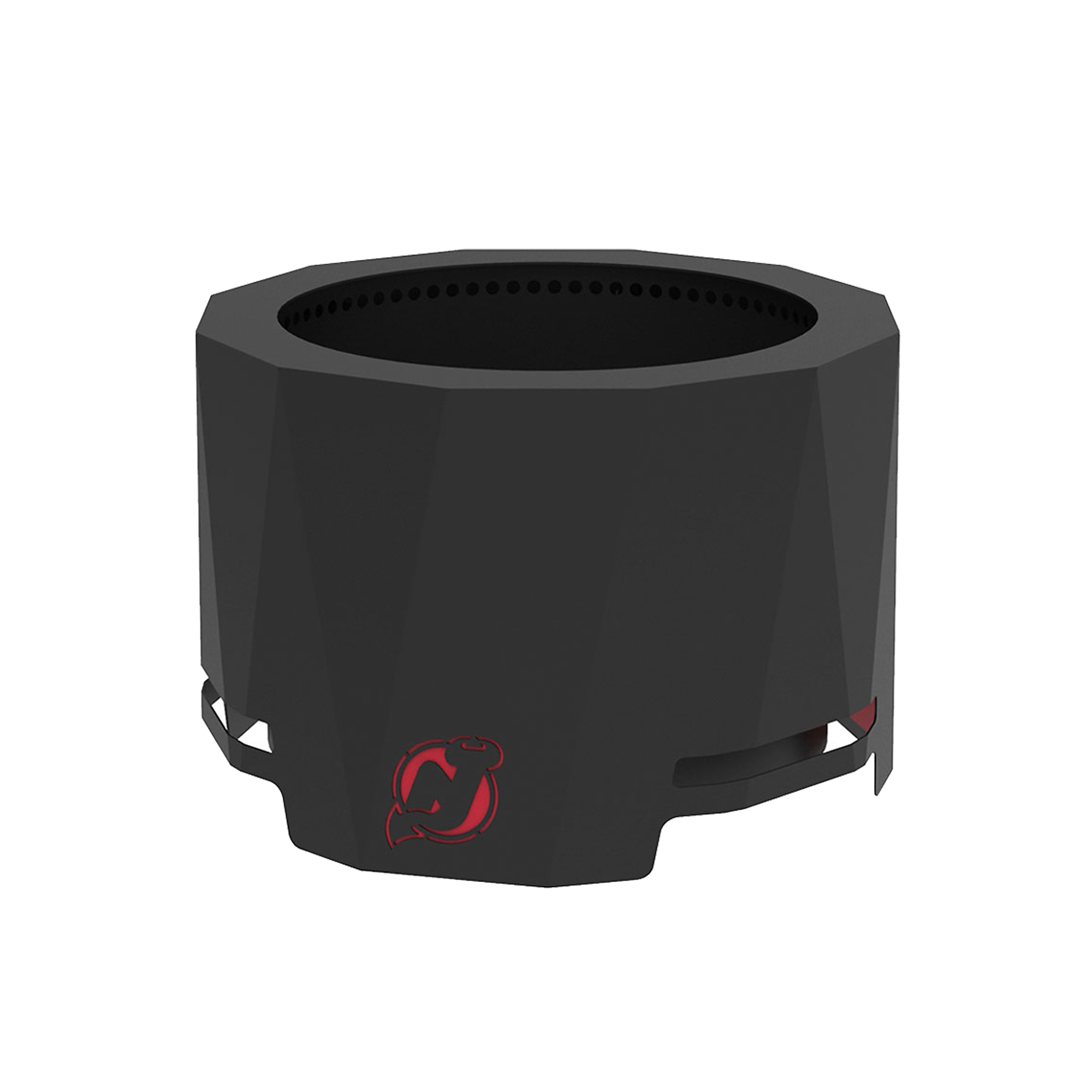 Blue Sky, NHL NJ Devils 24” Steel Patio Smokeless Fire Pit, Fuel Type ...