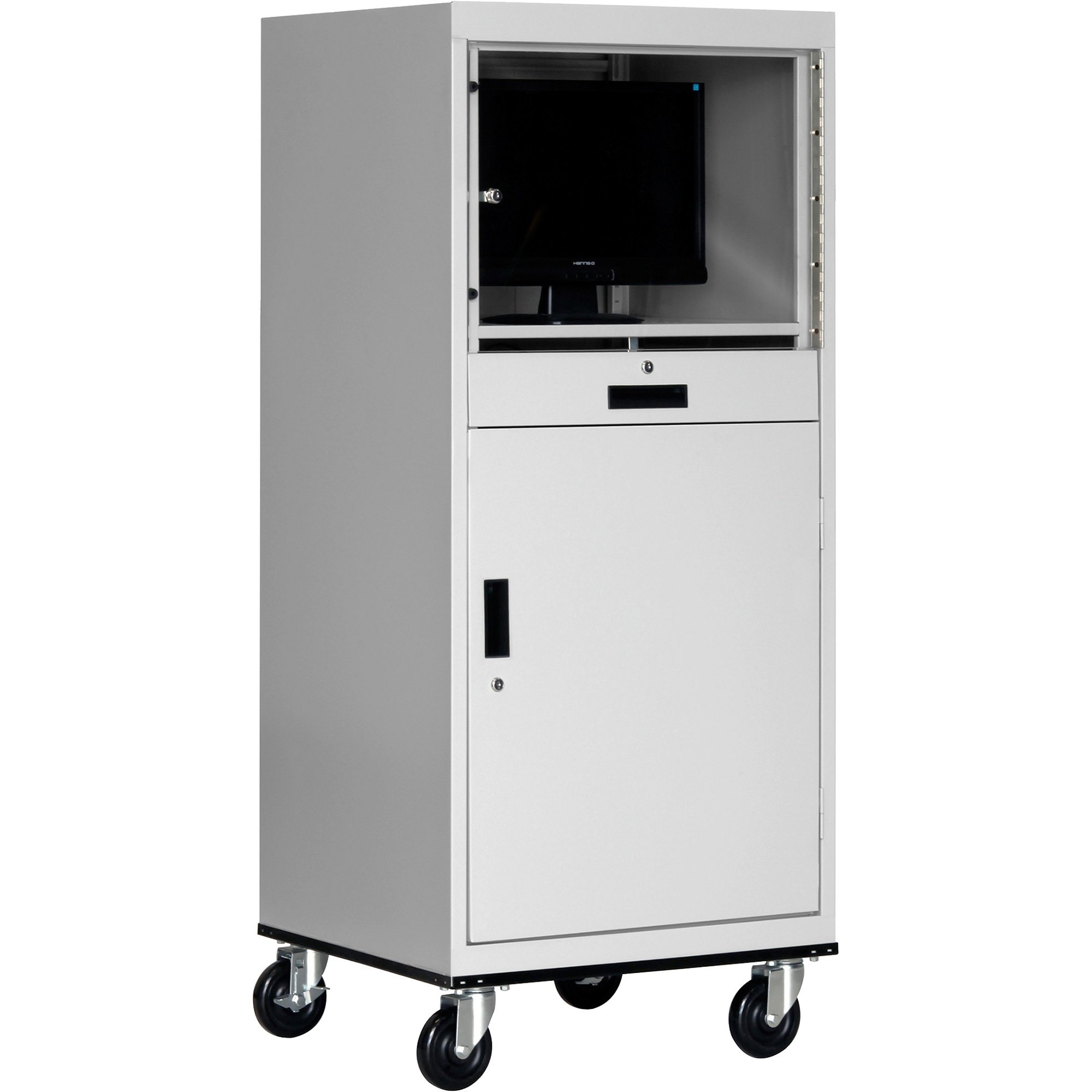 Sandusky Lee Steel Mobile Computer Security Workstation — For CRT ...