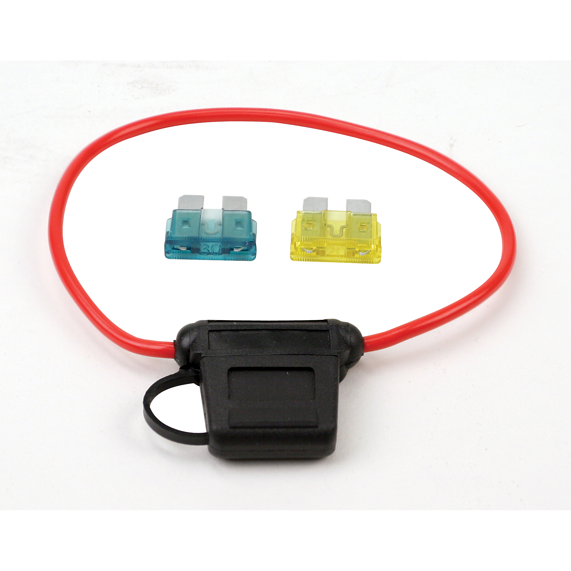 Viair, Moisture Resistant Fuse Holder - 12 GA Wire, 30A/40A Fuses ...