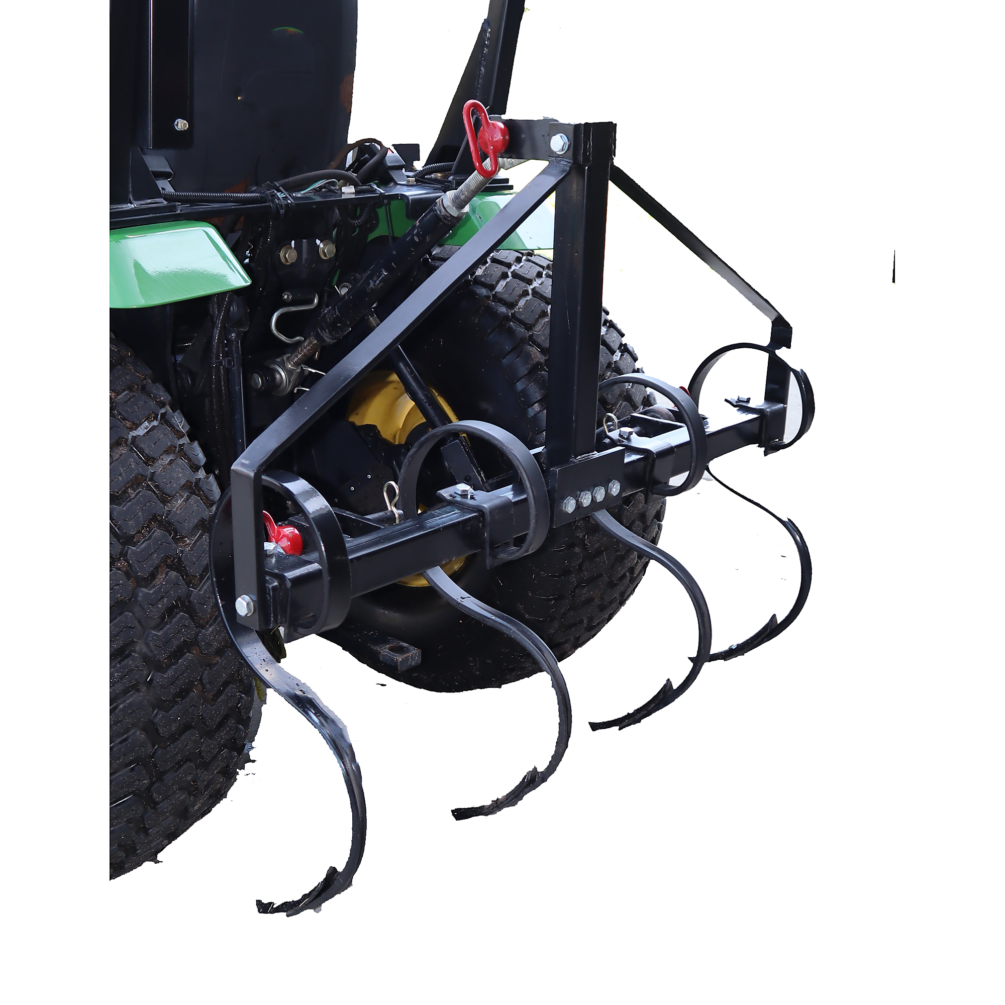 Field Tuff, 3-Point Garden Bedder/Hiller shank attachment, Working ...