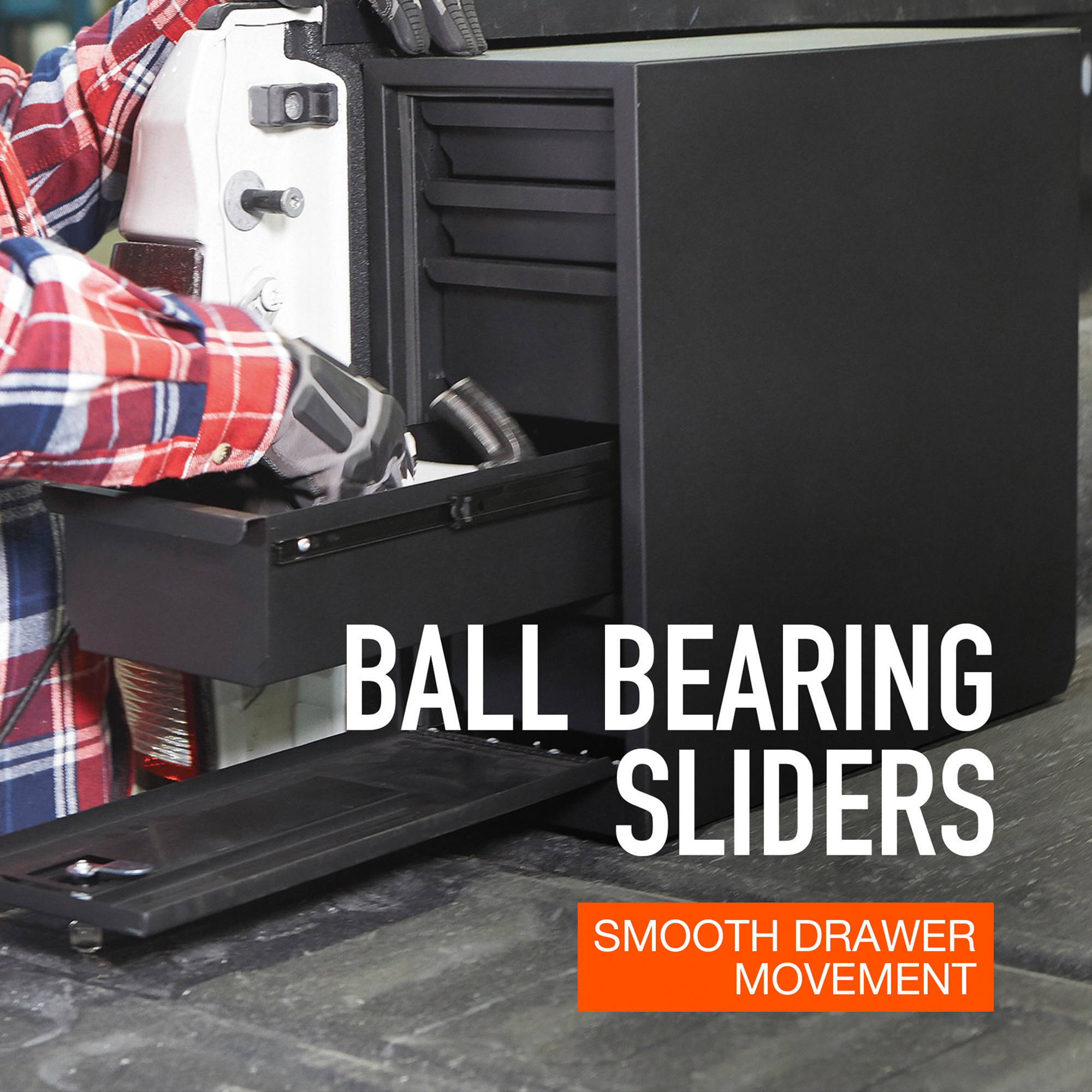 Ironton Sidebed Storage Drawer Truck Tool Box — 5-Drawer, Steel, Matte ...