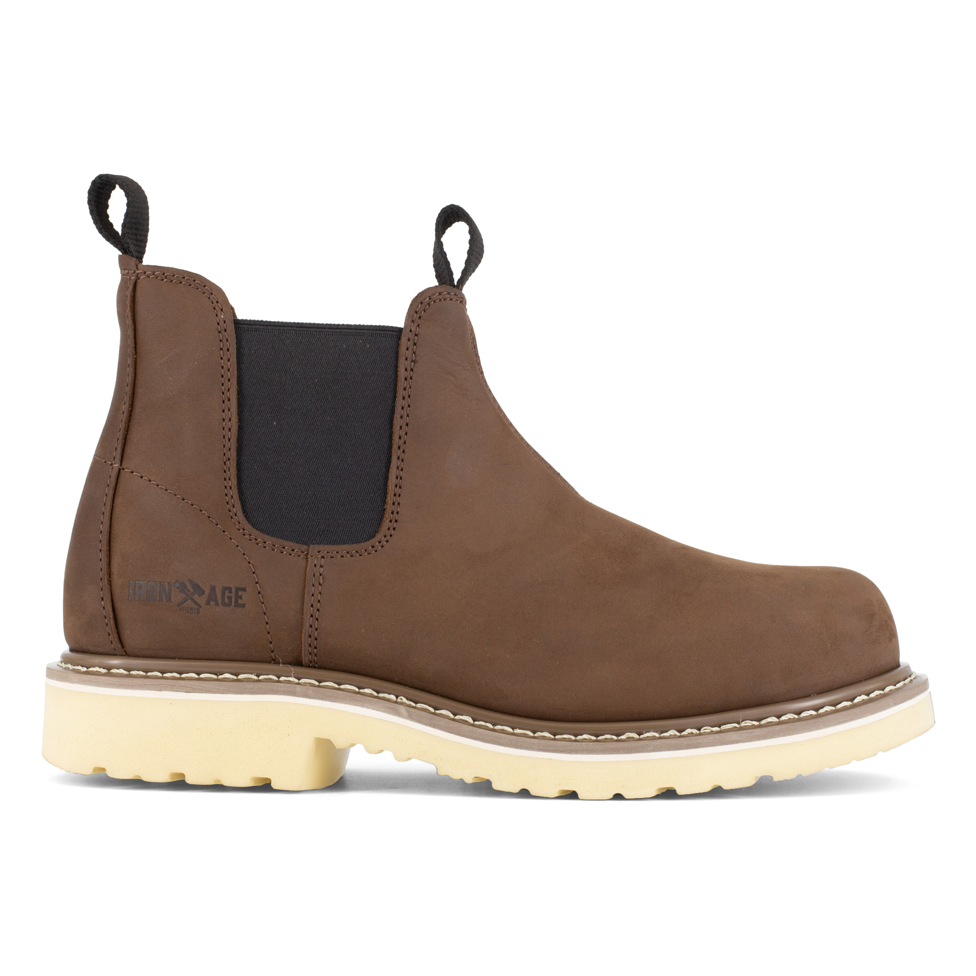 Iron Age, Twin-Gore Work Boot, Size 10, Width Wide, Color Brown, Model ...