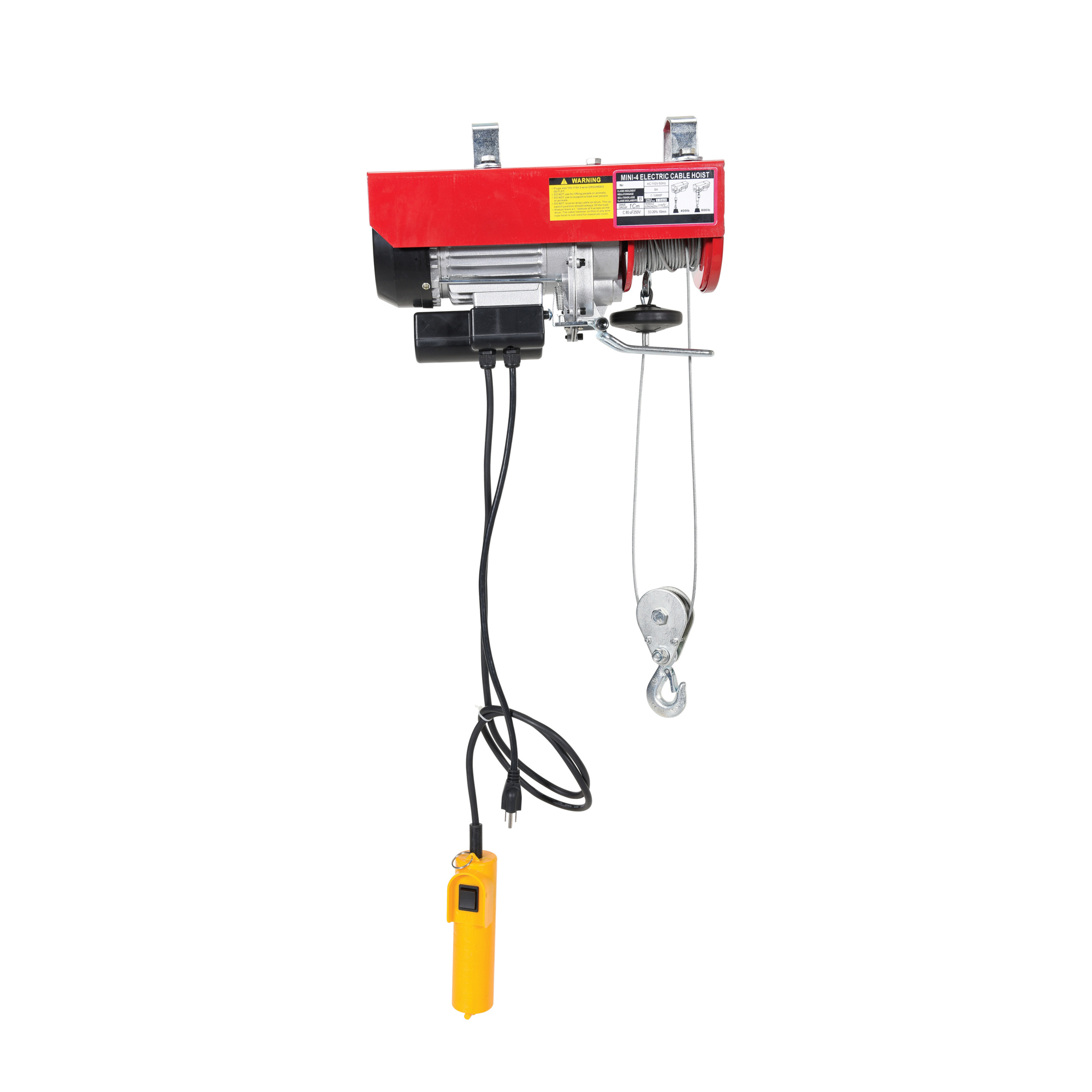 Vestil, Steel Mini Cable Hoist Option 15-1/8 In. x 5-3/4 In. x 8-7/8 In ...