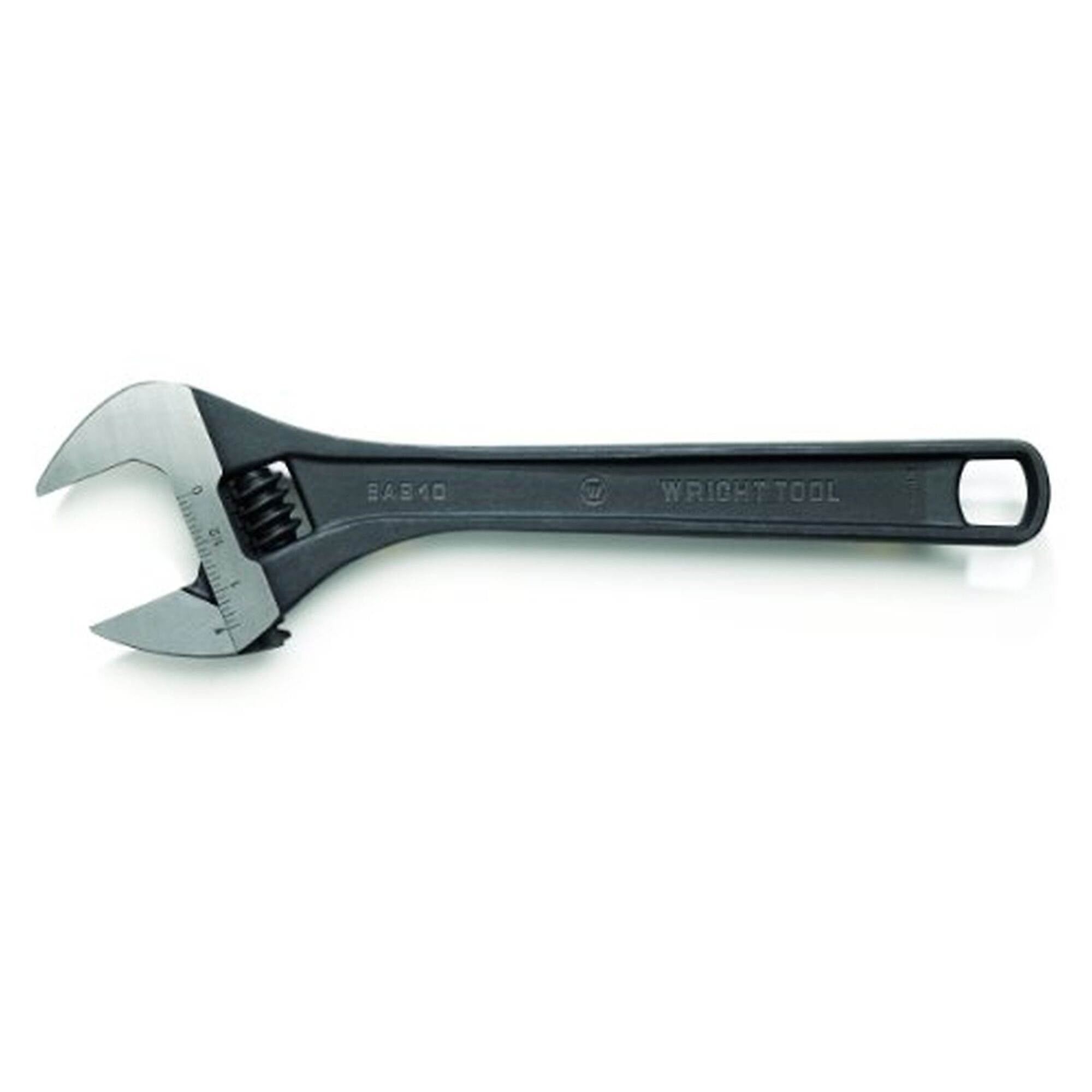 Wright Tool, 10in. Black Industrial Finish Adjustable Wrench, Model ...