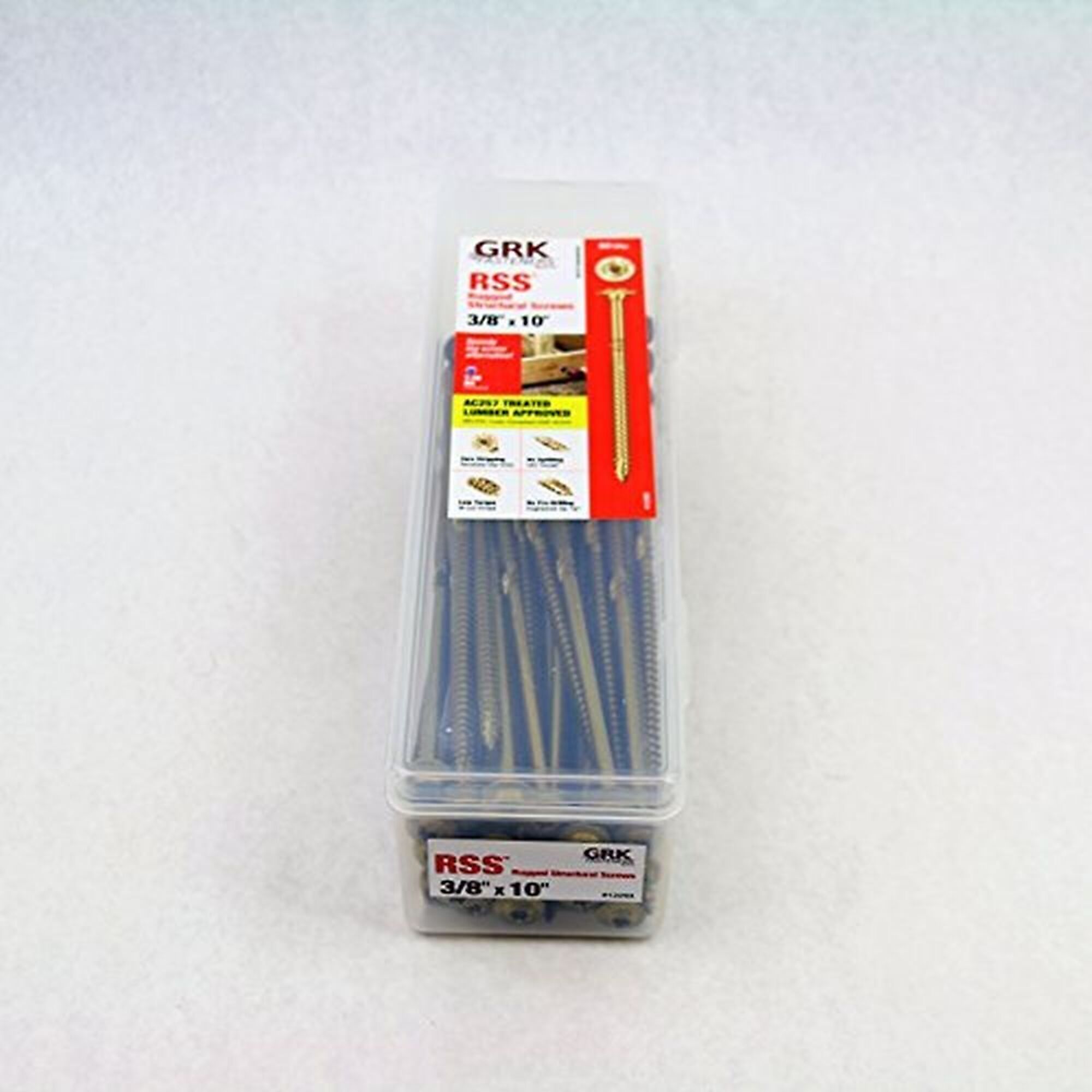 GRK Fasteners, 3/8x10 Washer RSS Screw 50pk, Model# 772691122933 ...