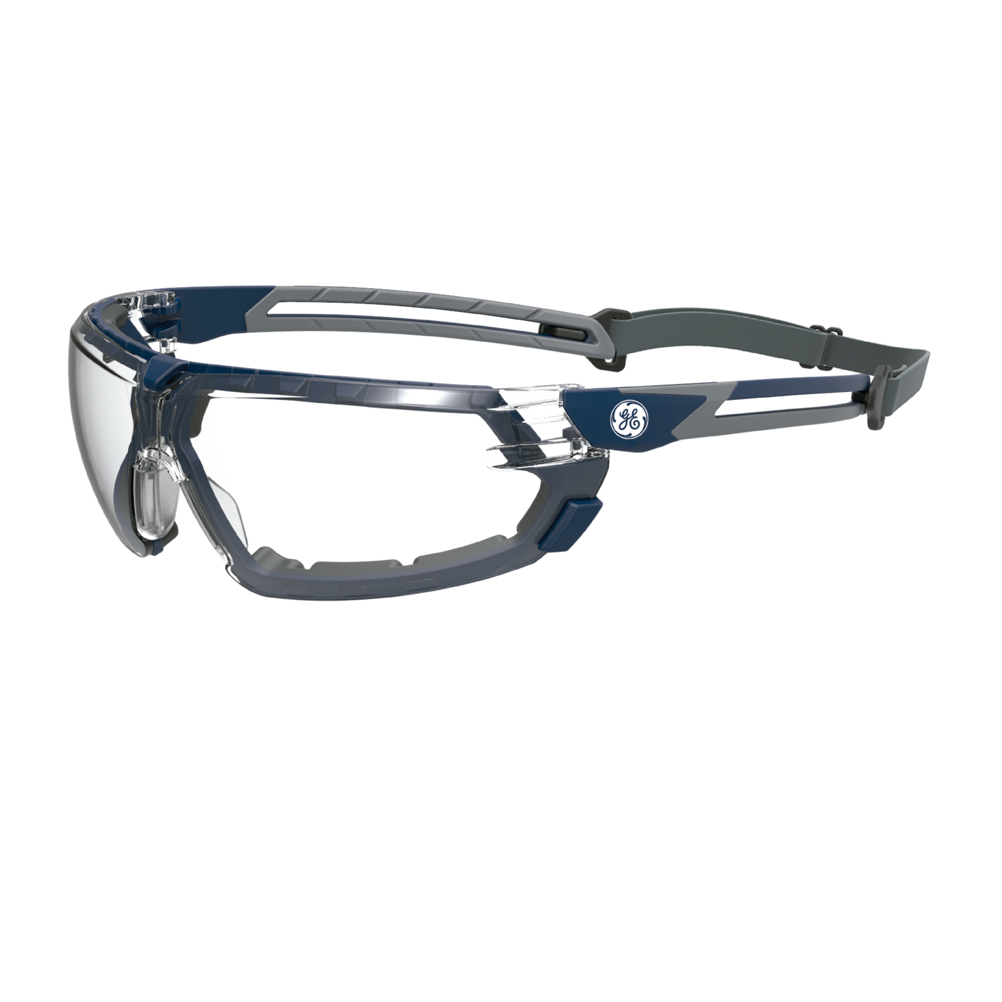 General Electric, Safety Glasses Clear Lens, ProtectiveFoam AntiSlip ...
