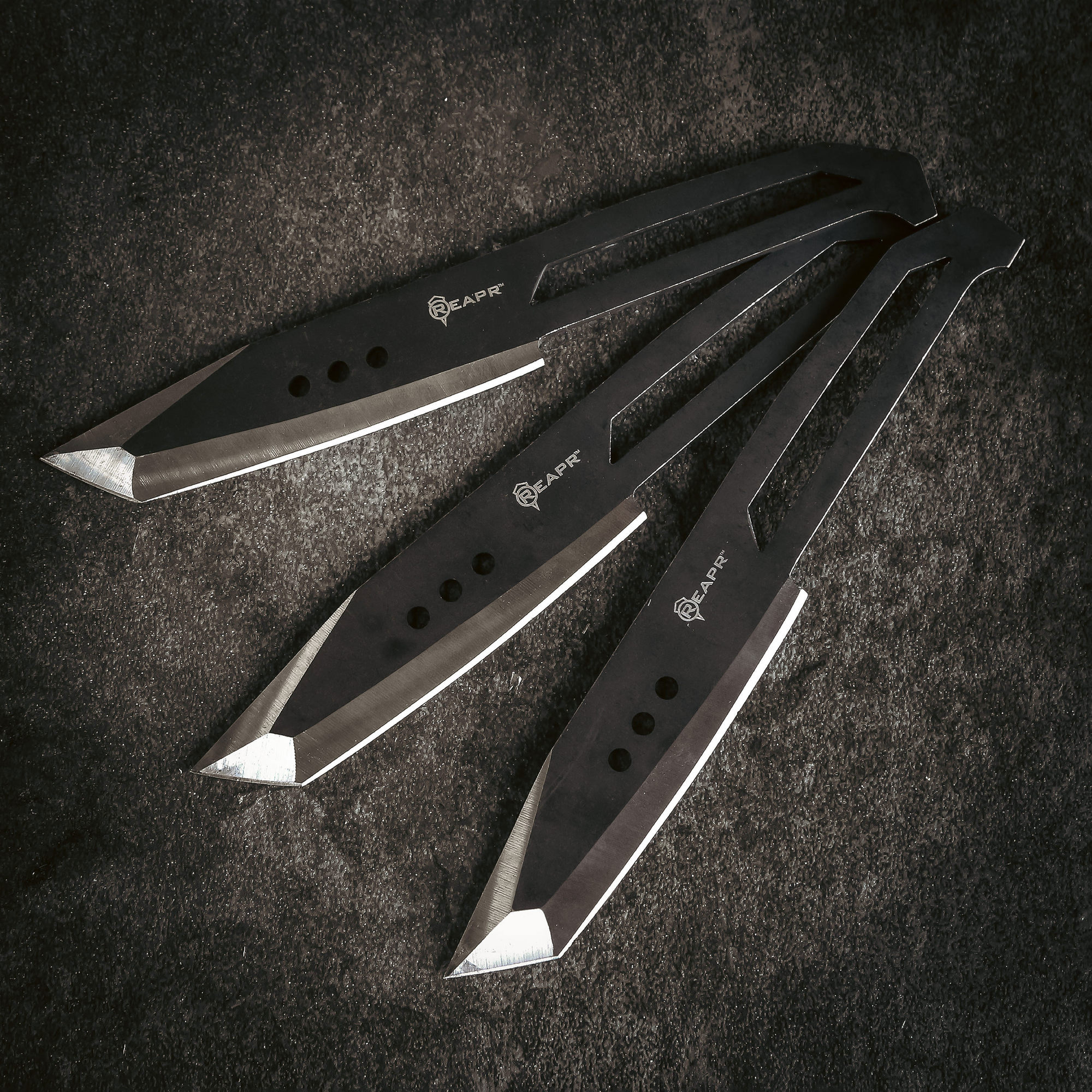 REAPR, 3 Pack Chuk Throwing Knives Set, Blade Size 4.25 in, Included ...