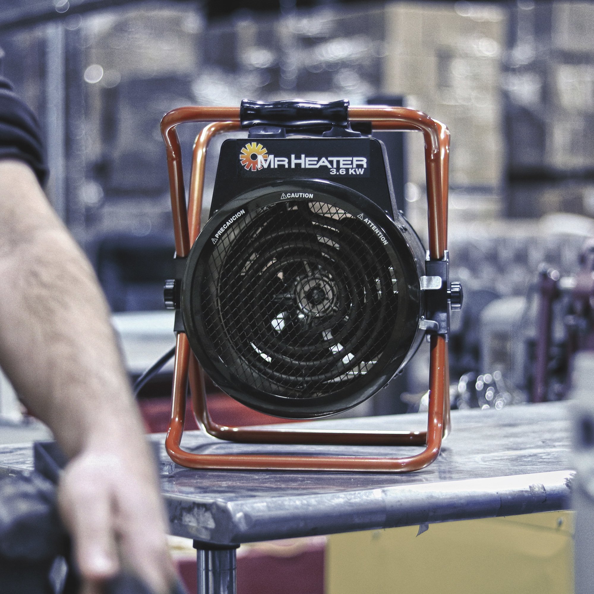 Mr. Heater Portable Forced Air Electric Heater — 12,286 BTU, Model ...