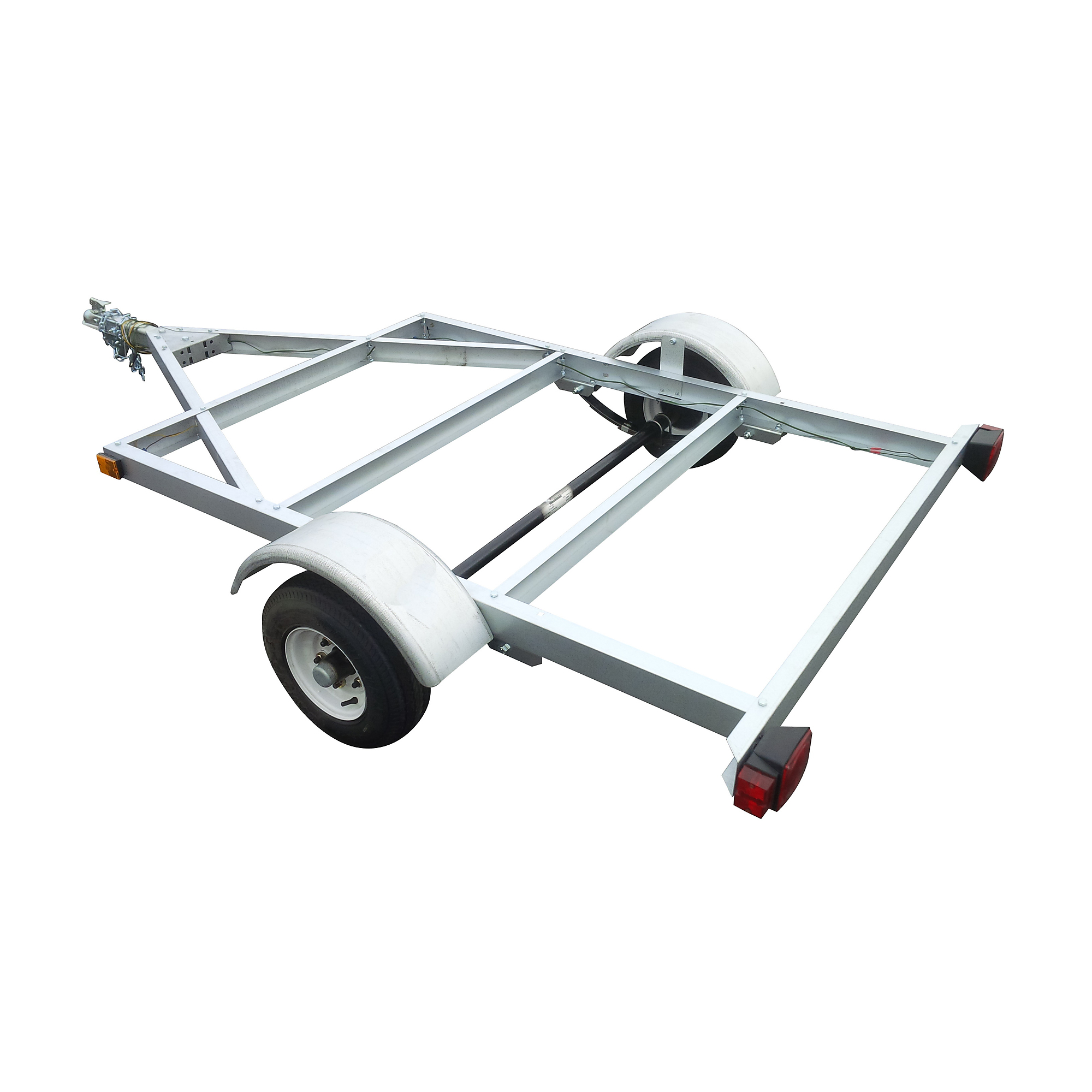 Stirling Galvalume Kit Trailer - 4ft. x 6ft., 800-Lb. Capacity, 8in ...