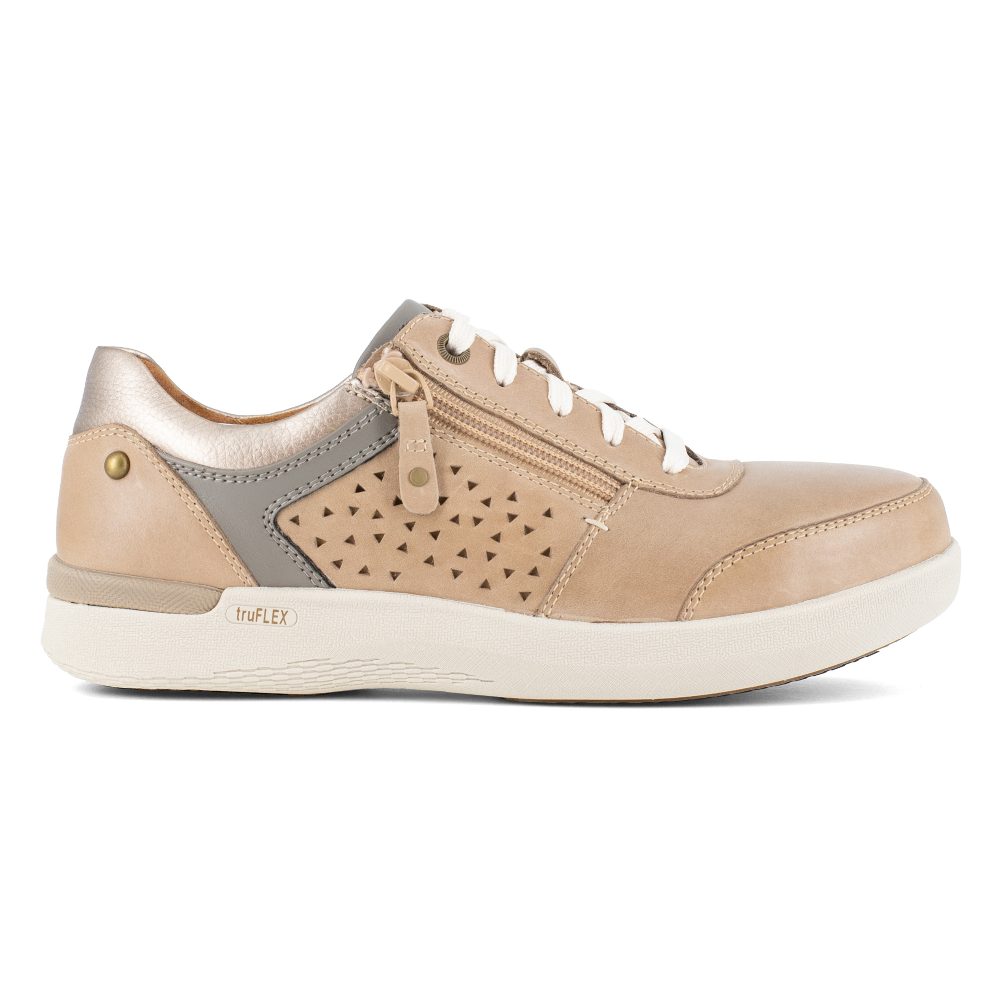 Rockport Works, Zip Sneaker, Size 8, Width Wide, Color Beige, Model ...