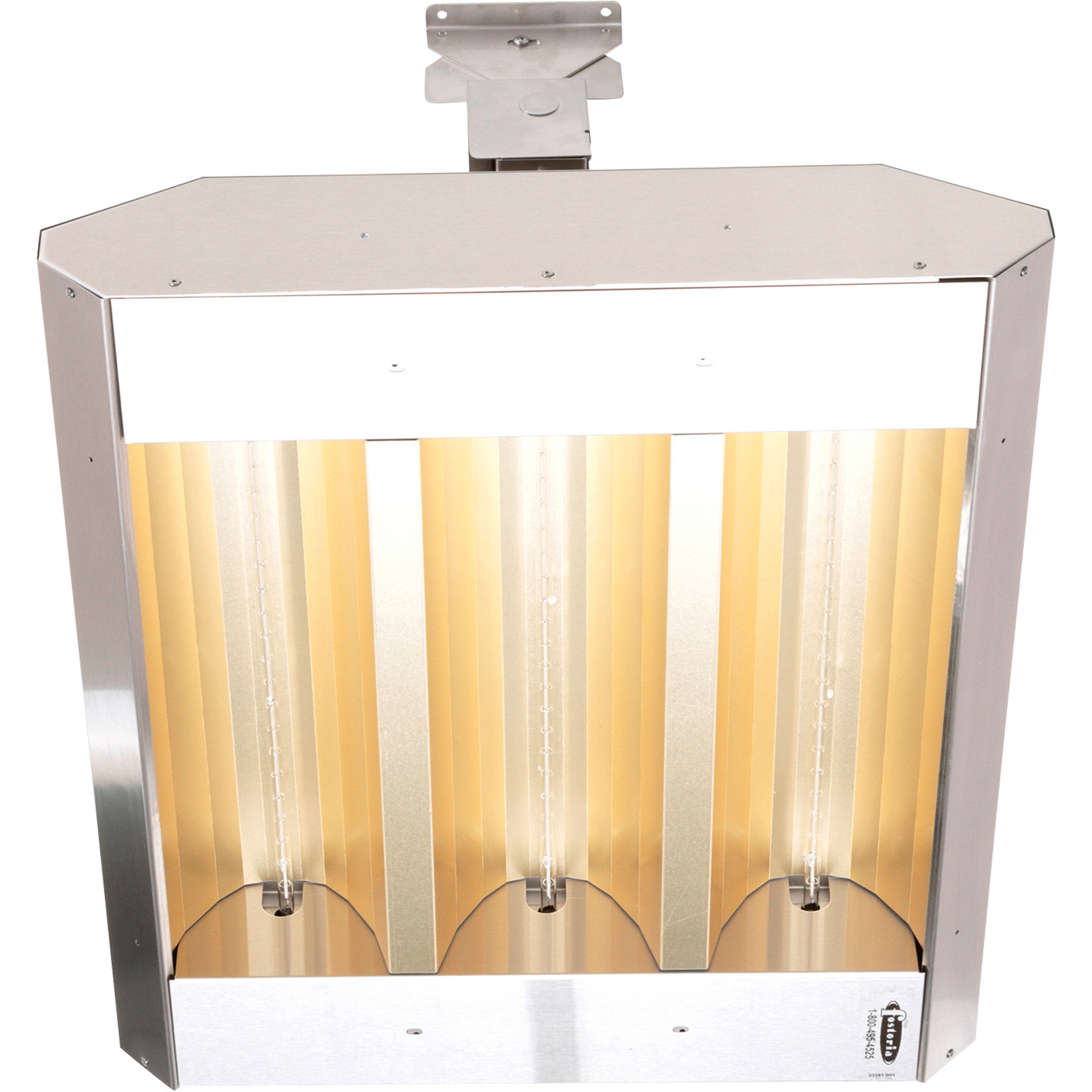 TPI Overhead Infrared Quartz Heater, 16,382 BTU, 480 Volts, Model# 223 ...