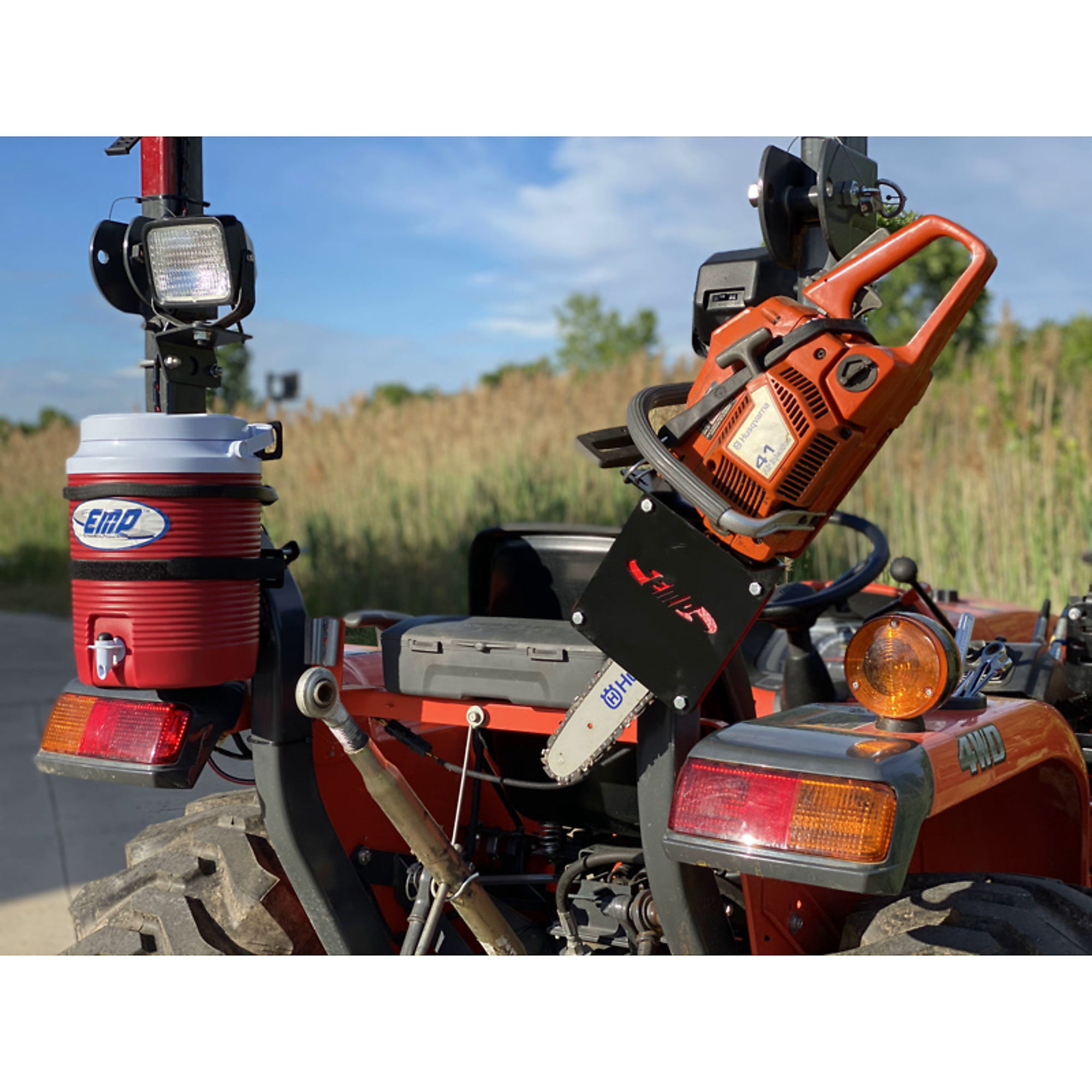 Extreme Metal Products, Tractor Chainsaw Rack for ROPS, Model# 14217 ...