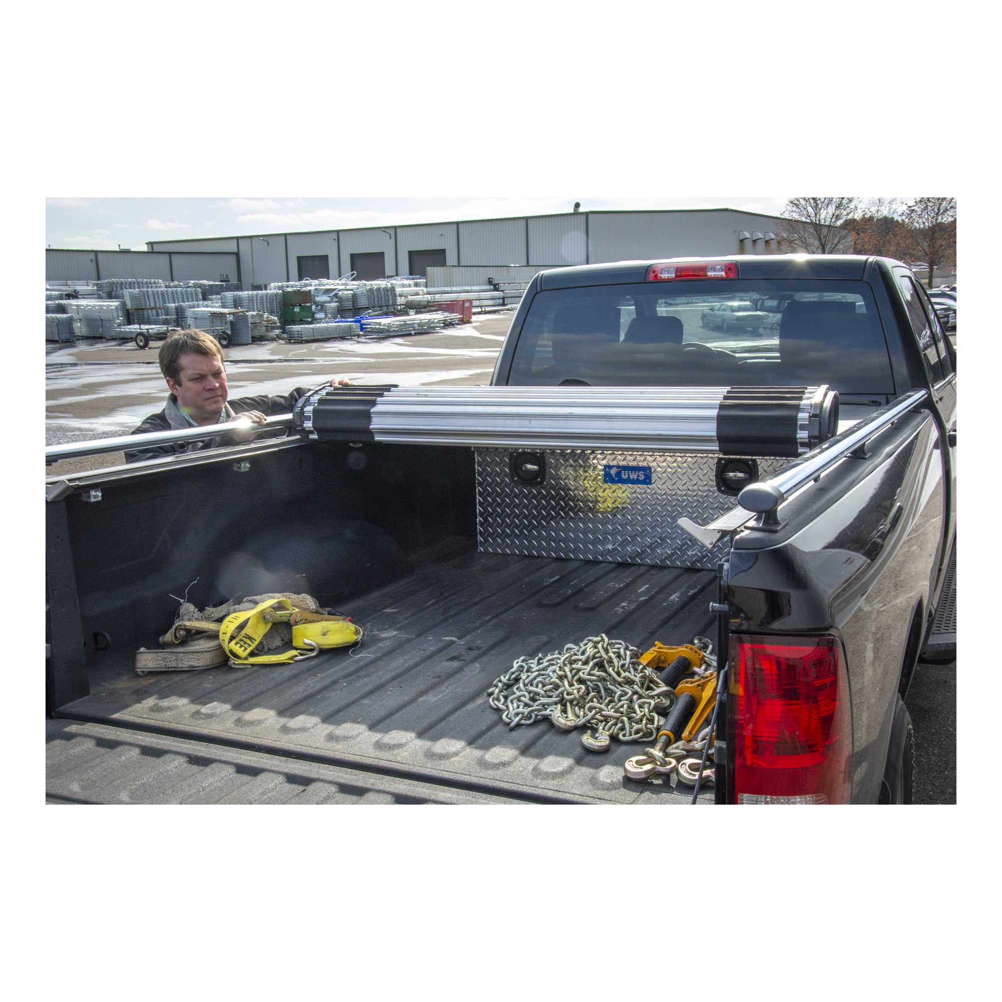 UWS, Secure Lock 48in. Under Tonneau Chest Box, Width 47.875 in ...