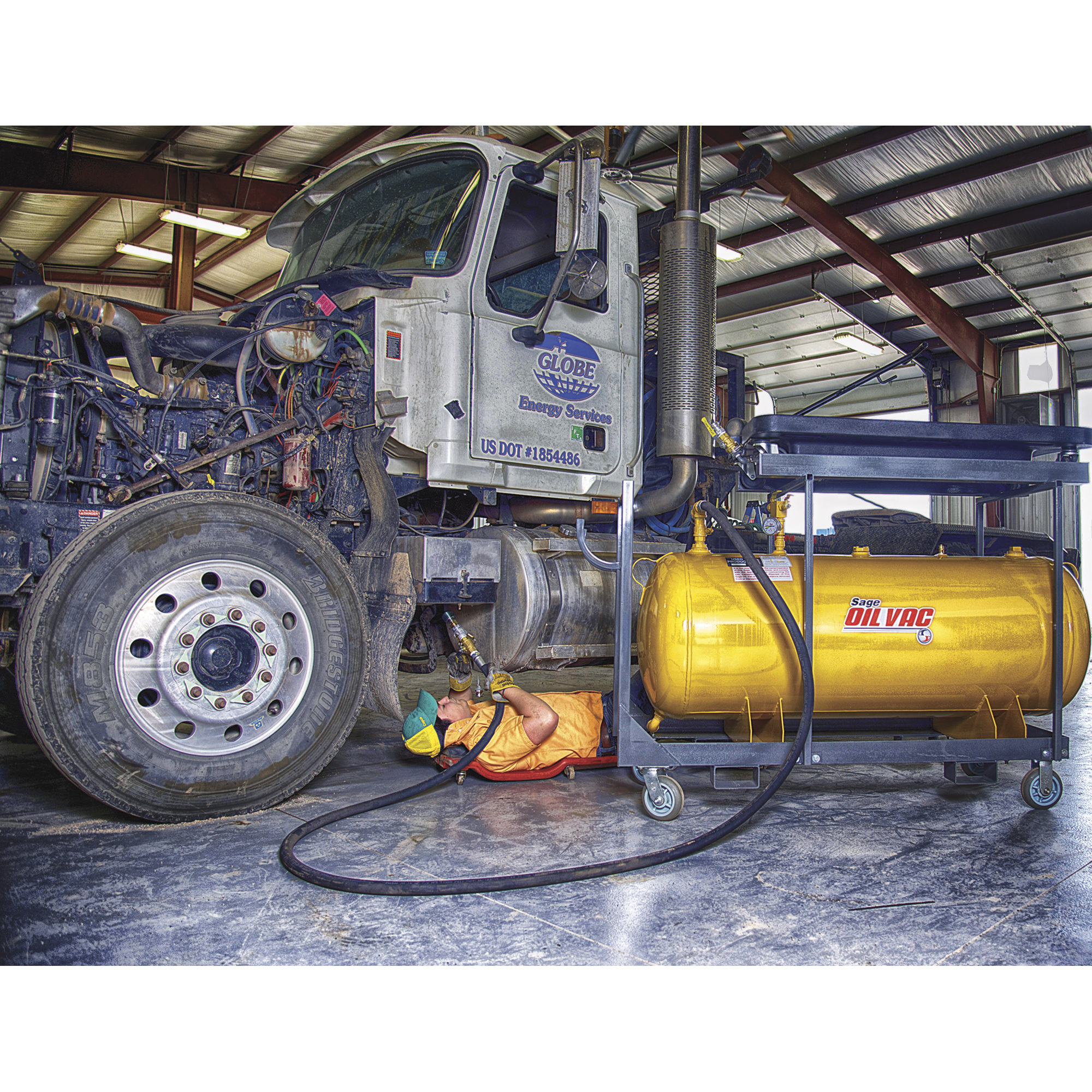 Sage Oil Vac Fluid Recovery System, 120-Gal. Tank, Model# 30120V ...