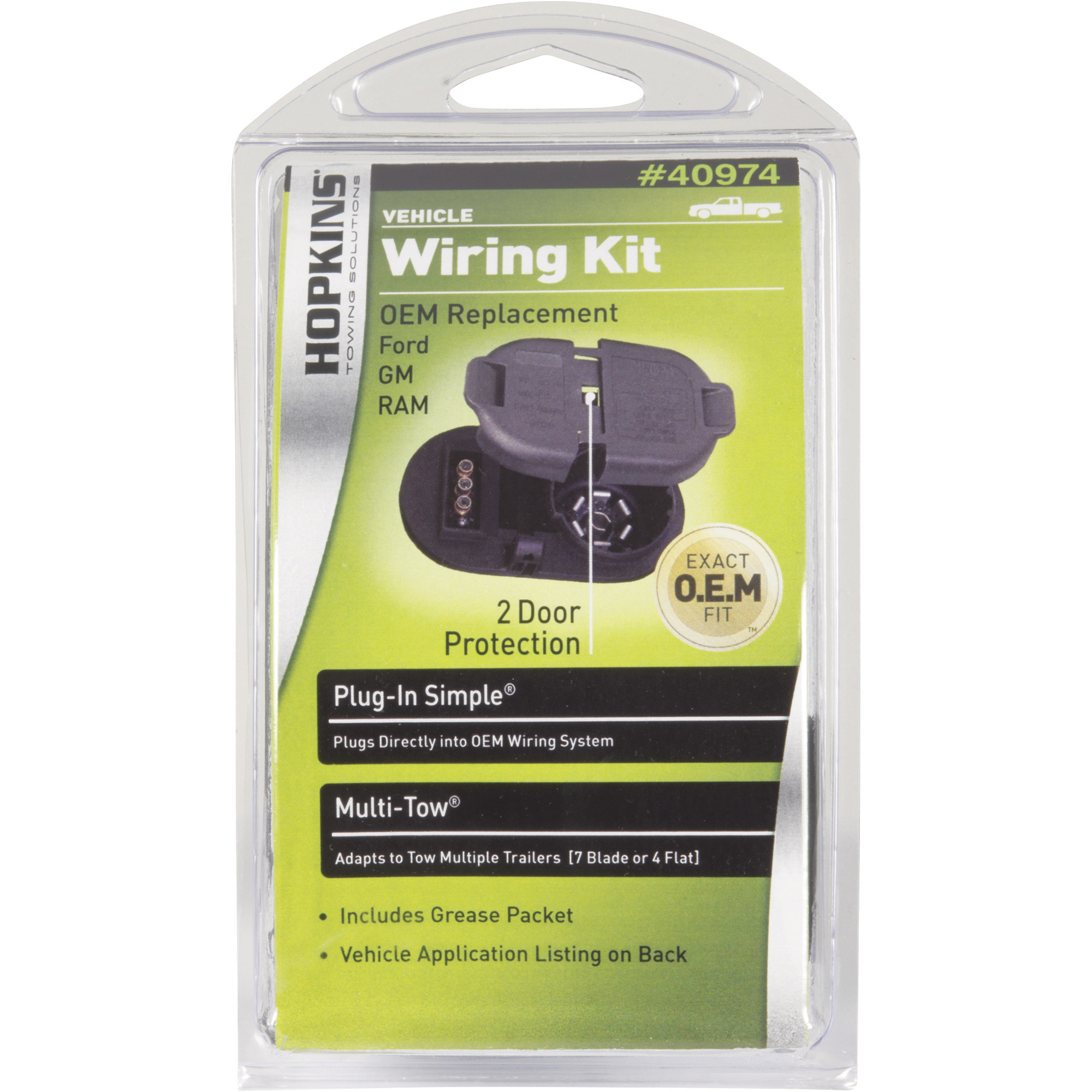 Hopkins Towing Solutions Multi-Tow 7 Blade and 4 Flat Vehicle End ...