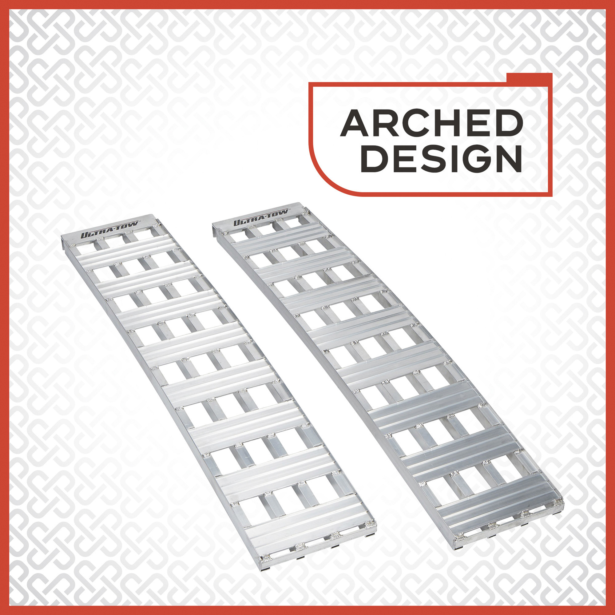 Ultra-Tow Heavy-Duty Arched Aluminum Loading Ramp Set, 5000-Lb ...