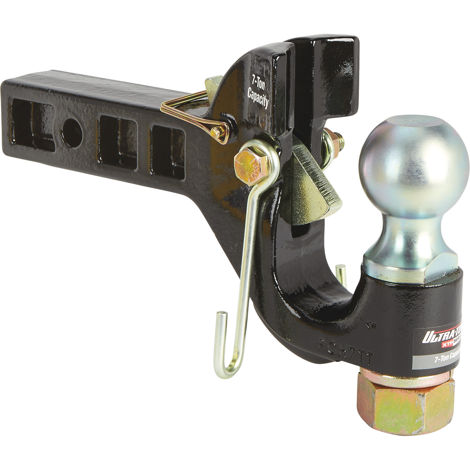 Ultra-Tow XTP Auto-Locking Dual-Purpose Pintle Hitch, 2 5/16in. Ball, 7 ...