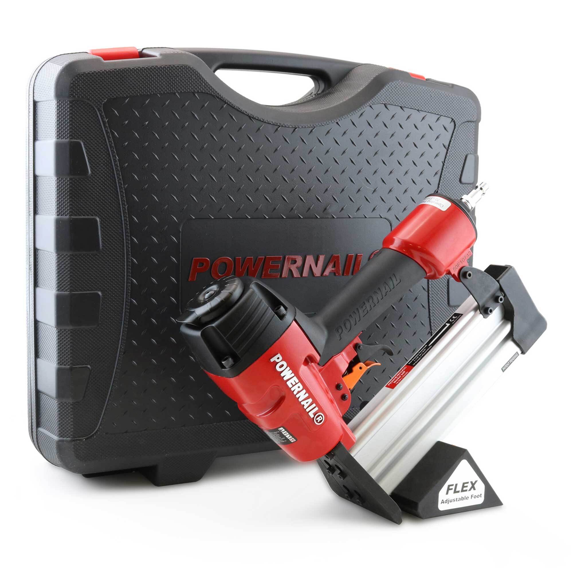 POWERNAIL, Pneumatic 18ga Cleat Flooring Nailer trigger pull, Fastener ...