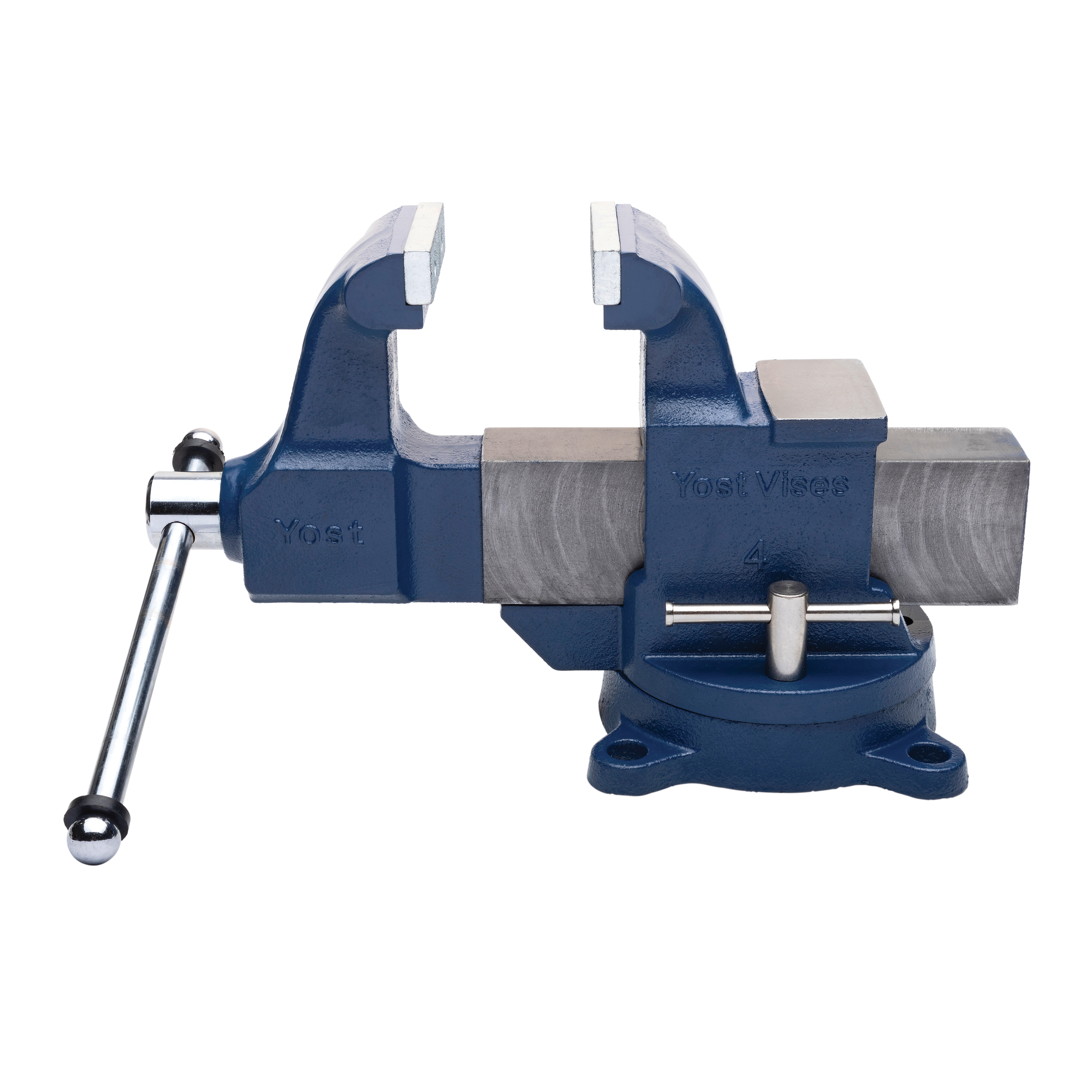 Yost Vises, 4in. HD Vise Swivel Base, Jaw Width 4 in, Jaw Capacity 0 in ...