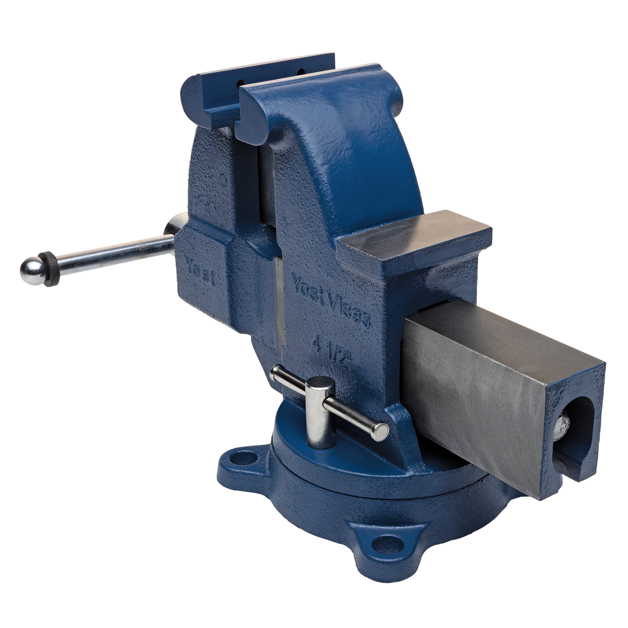Yost Vises, 4.5in. HD Combo Vise, Jaw Width 4.5 in, Jaw Capacity 6 in ...