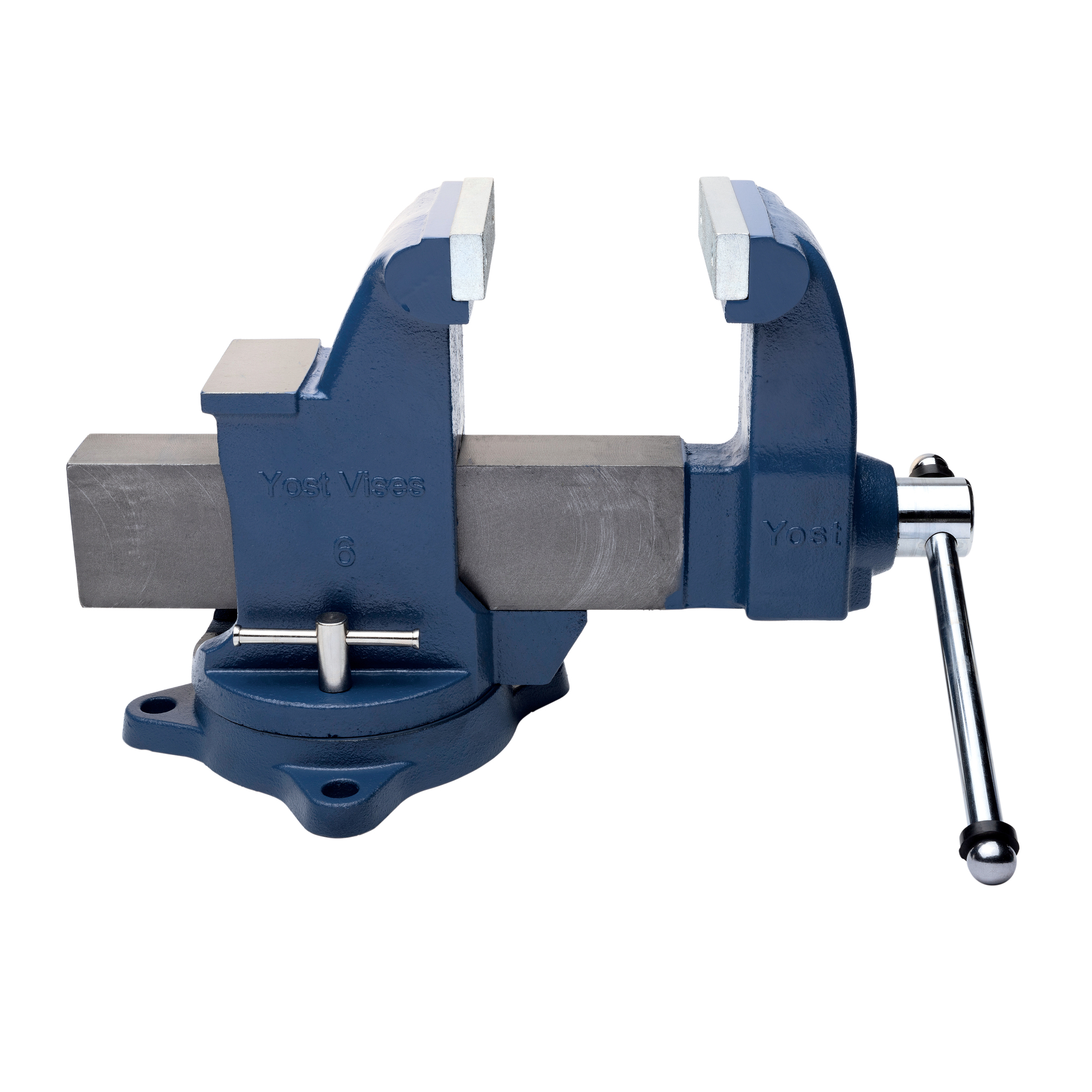 Yost Vises, 6in. HD Vise Swivel Base, Jaw Width 6 in, Jaw Capacity 10 ...