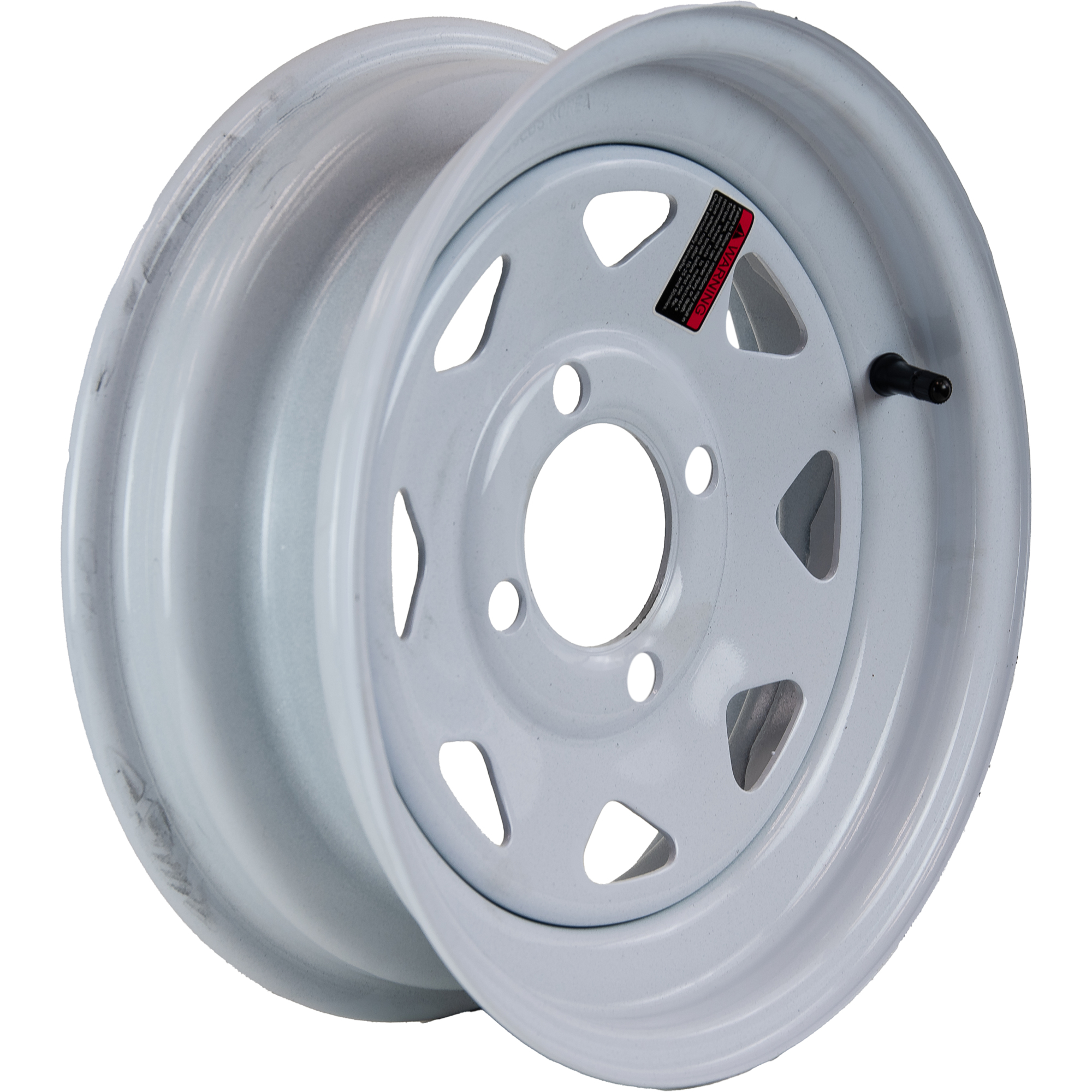 HI-RUN, Steel Wheel for Highway Trailer, Tire Size 12X4 4-4, Bolt Holes ...