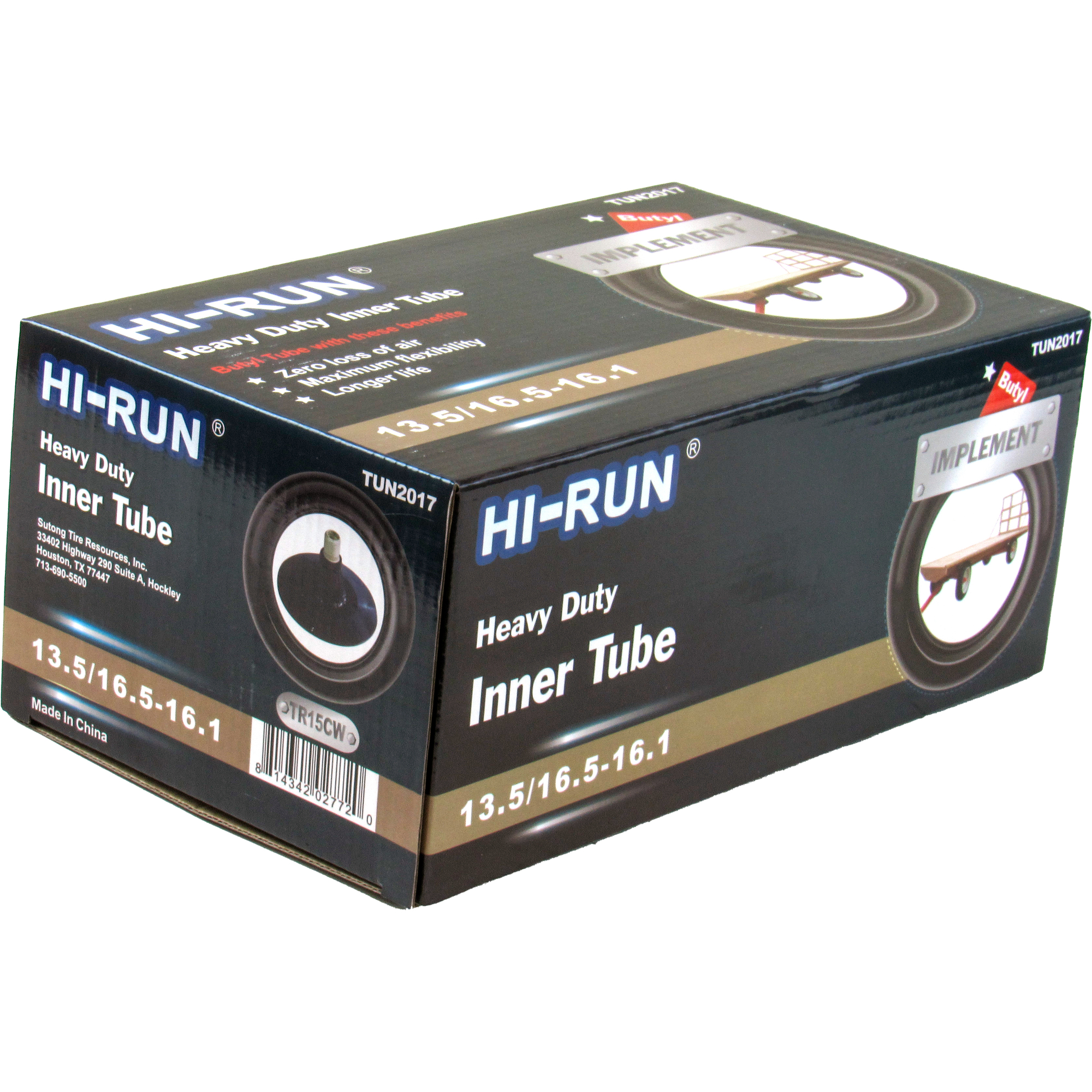 HI-RUN, Tube 13.5/16.5-16.1 (TR15CW) Float Implement, Fits Rim Size 16 ...