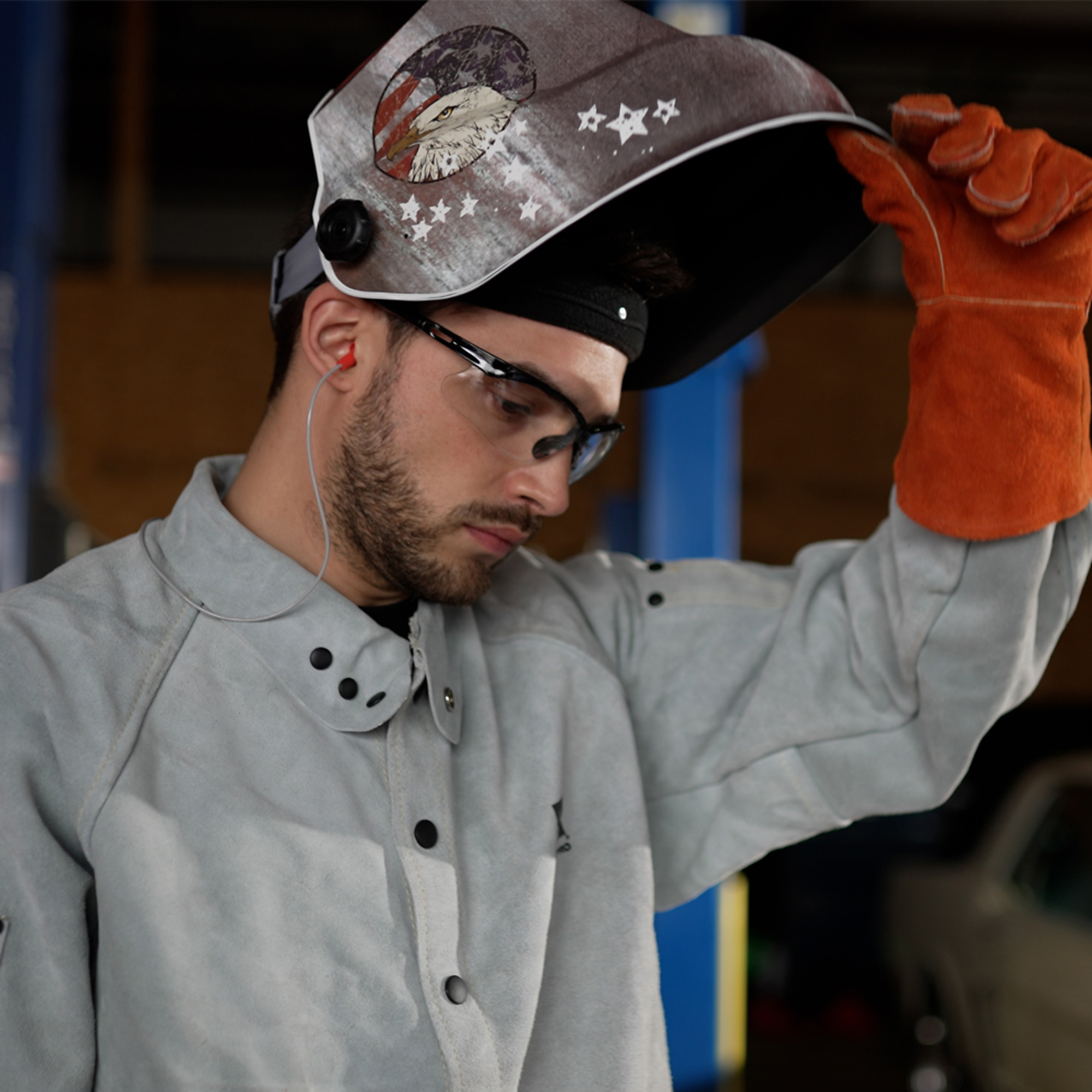 Jackson Safety, Freedom Graphic Premium ADF Welding Helmet, Auto ...