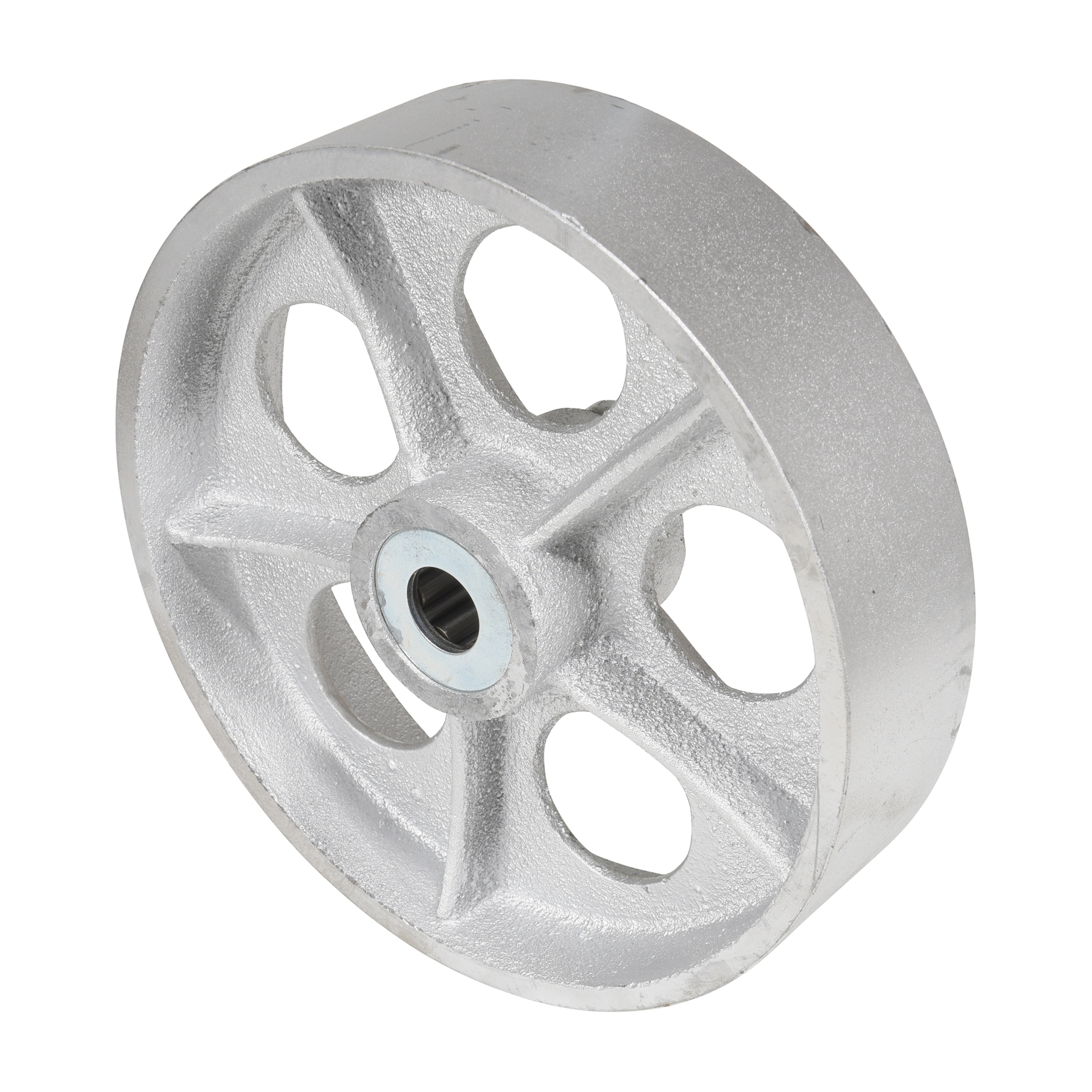 Vestil, Semi steel wheel 10in.x2.5in. silver, Wheel Diameter 10 in ...