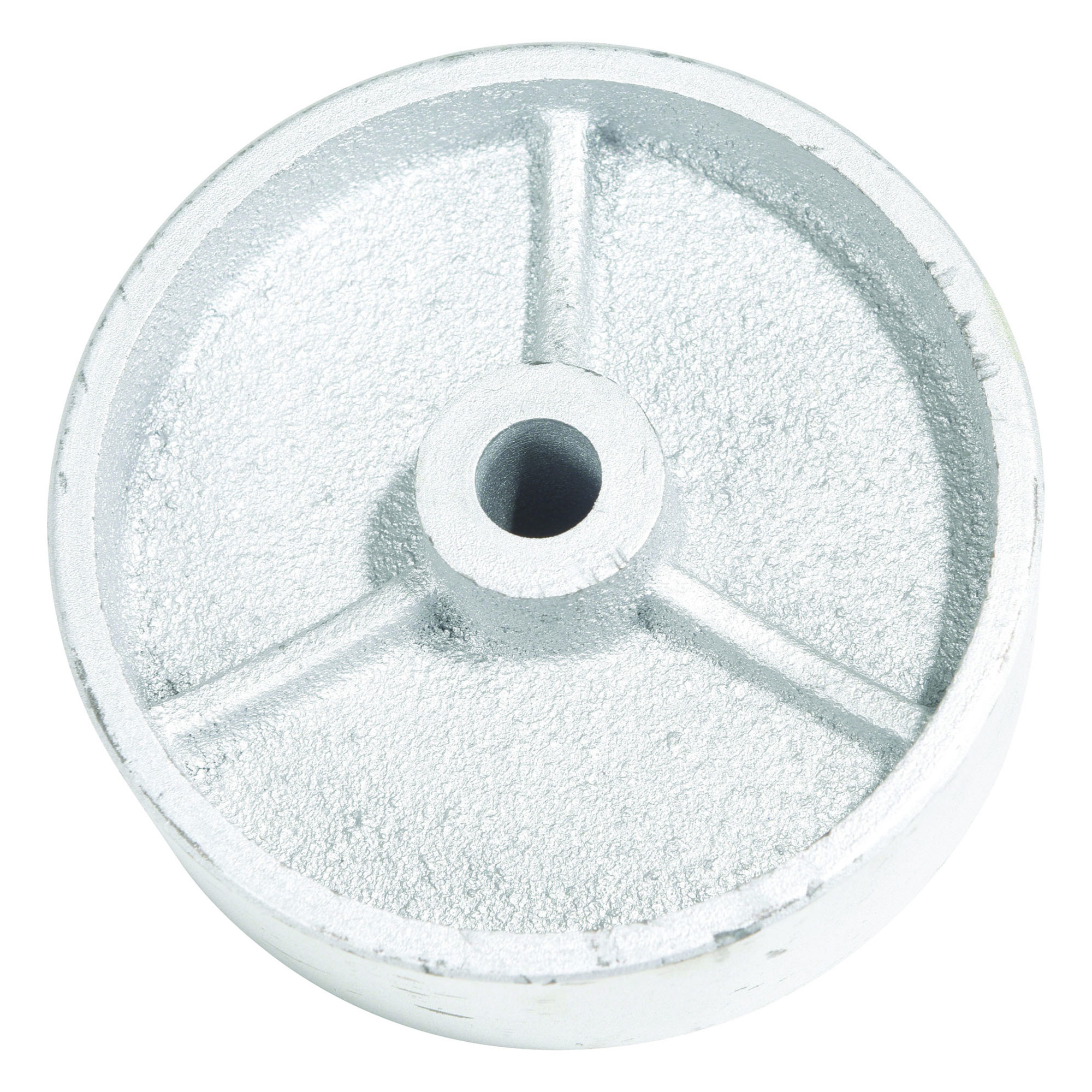 Vestil Semi-Steel Wheel - 4in. x 1.25in., 1/2in. Bearing, Abrasion and ...