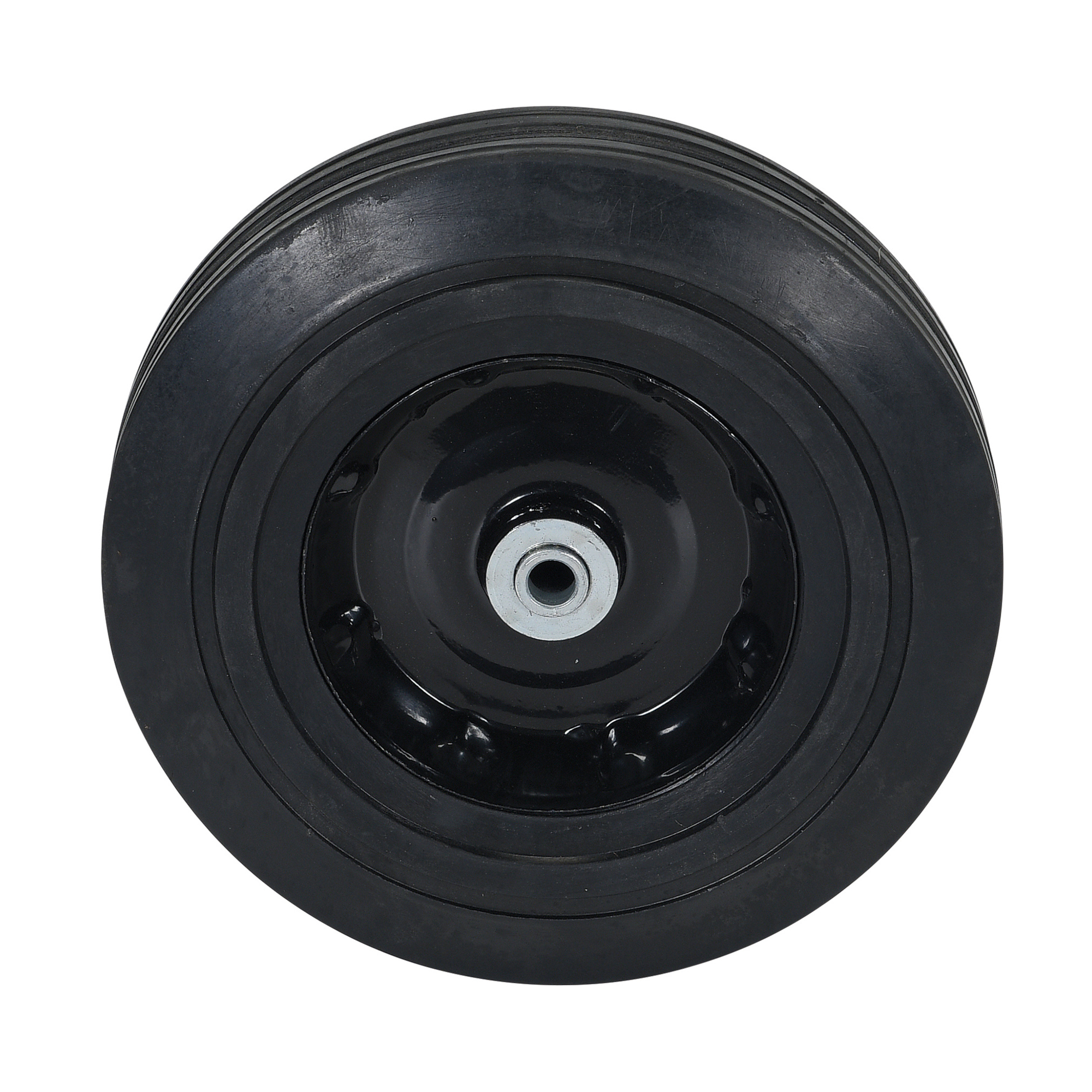 Vestil Hard Rubber Wheel - 10in. x 2.5in., Non-Marking, Zinc Plated ...