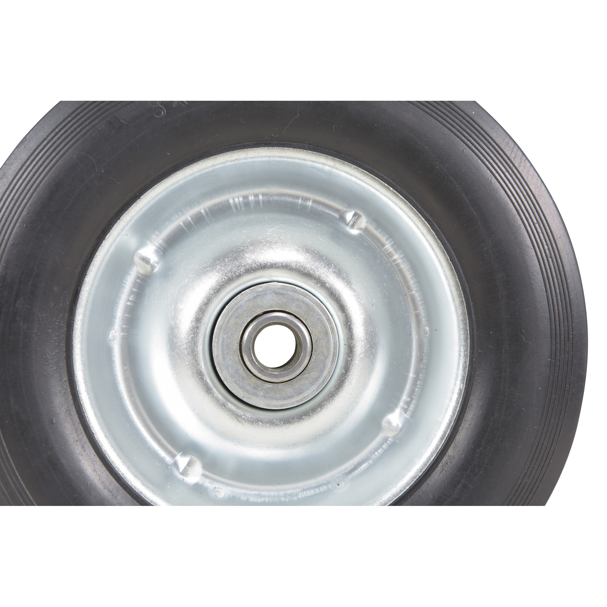 Vestil, Hard rubber wheel 8in.x2.5in. 1/2in.bearing, Wheel Diameter 8 ...