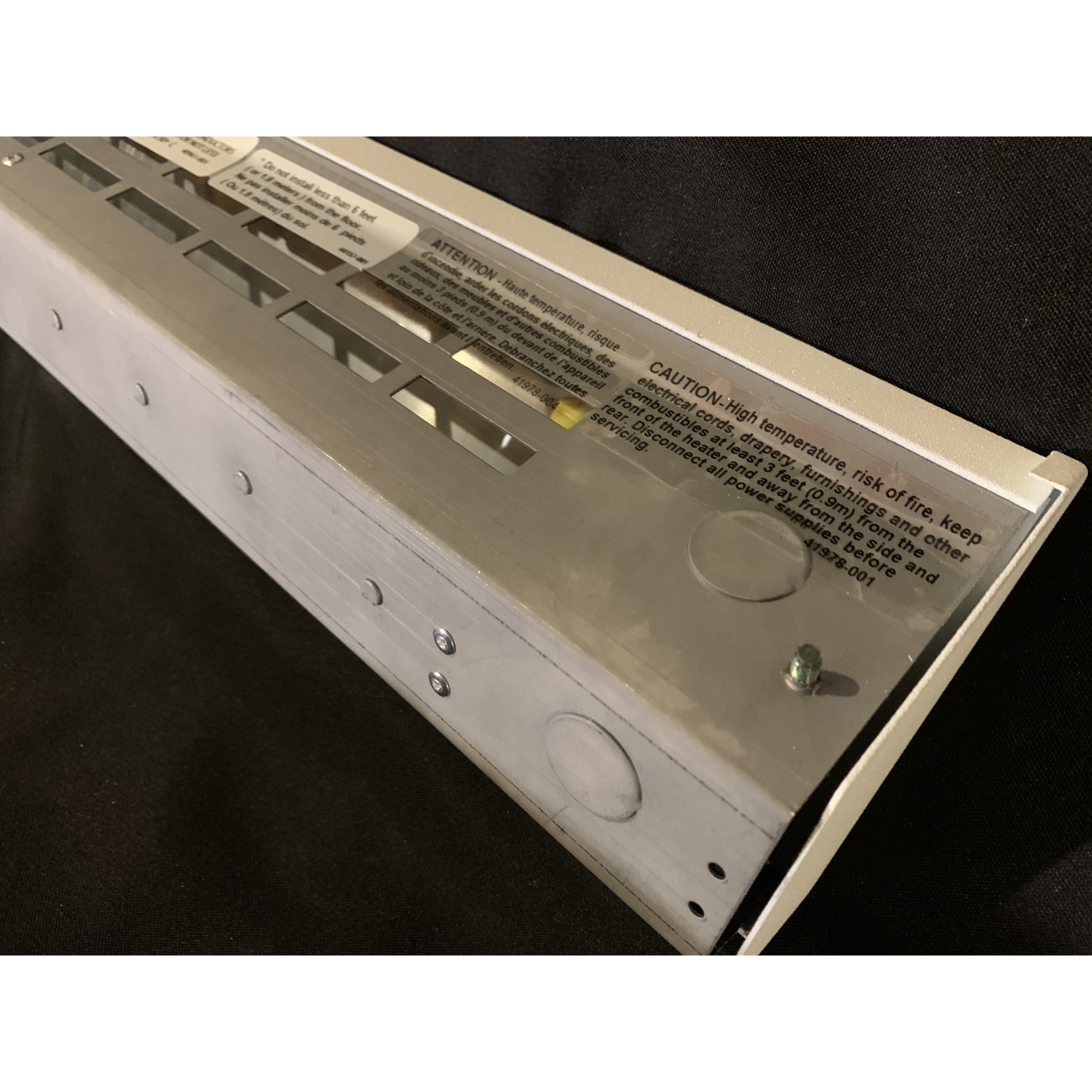 TPI, Radiant Cove Heater 450W 120V 42in. Model# CV4512X, Fuel Type ...