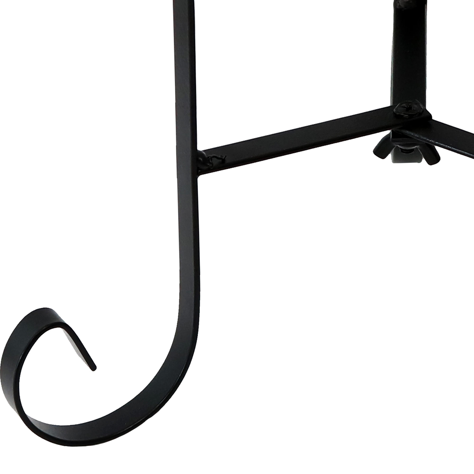 Sunnydaze Decor, Black Steel Gazing Globe Ball Stand, Model# ZIB-588 ...