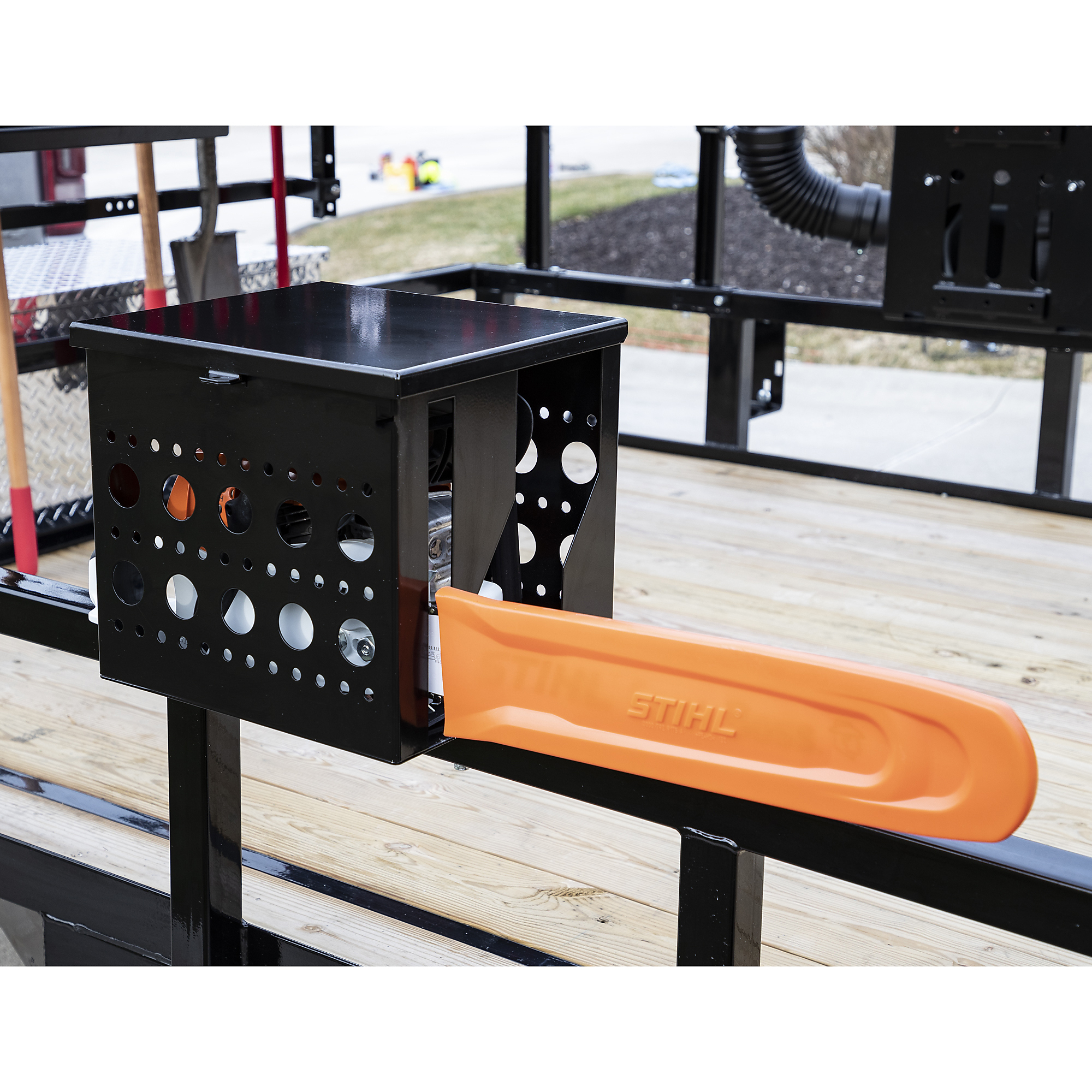 Buyers Products, Multi-Tool Cage with Lid, Shelves (qty.) 0, Material ...