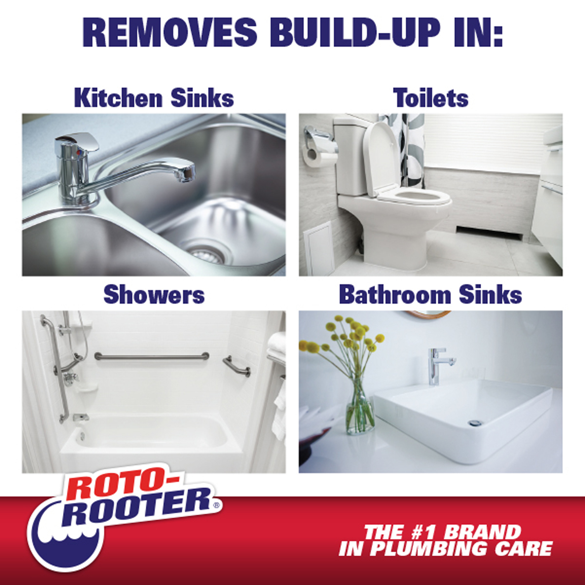 Roto-Rooter, Build Up Remover 64oz, Ounces 64 oz, Model# 351271 ...