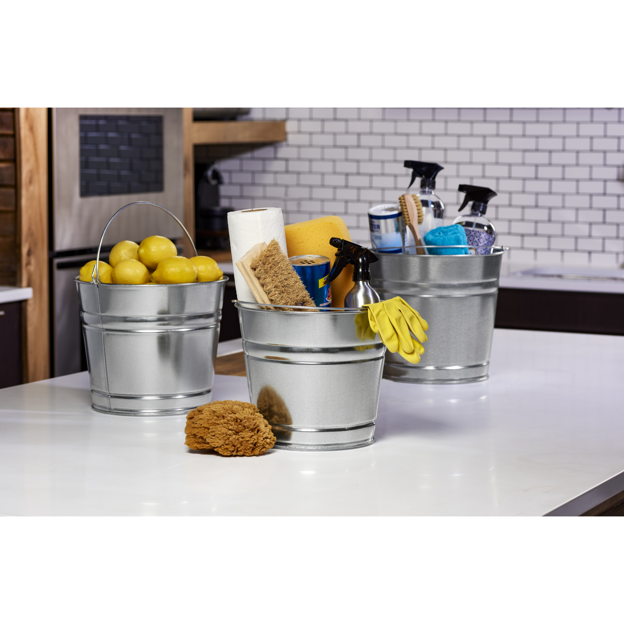 Behrens Metalware Classics, 8 Quart Galvanized Steel Pail, Capacity 2 ...