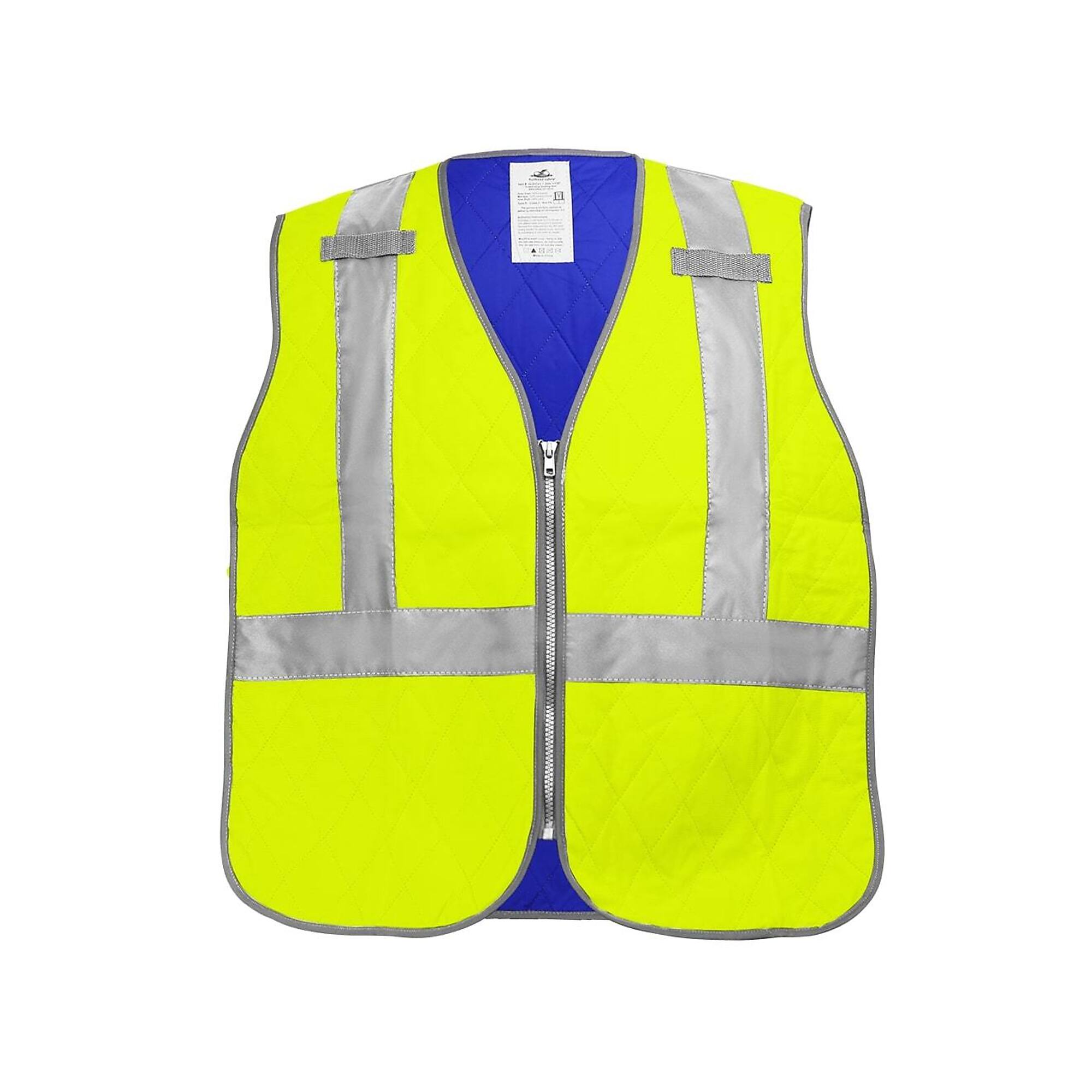 FrogWear, HV Yellow/Green, Class 2 Type R, Evaporative Cooling Vest ...