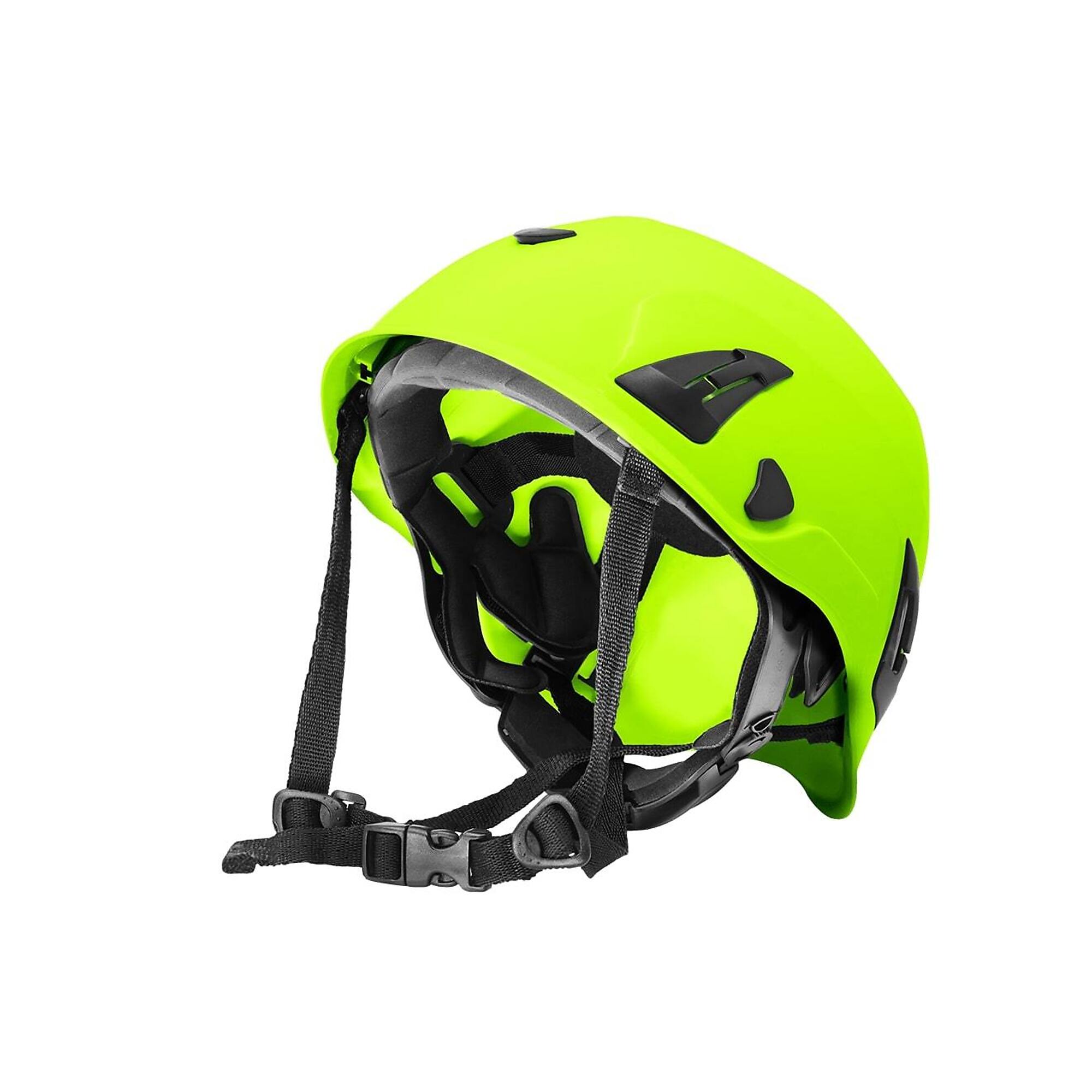 Bullhead Safety, Hi-Vis Yel/Grn Climbing Helmet, 6-Point Suspension ...