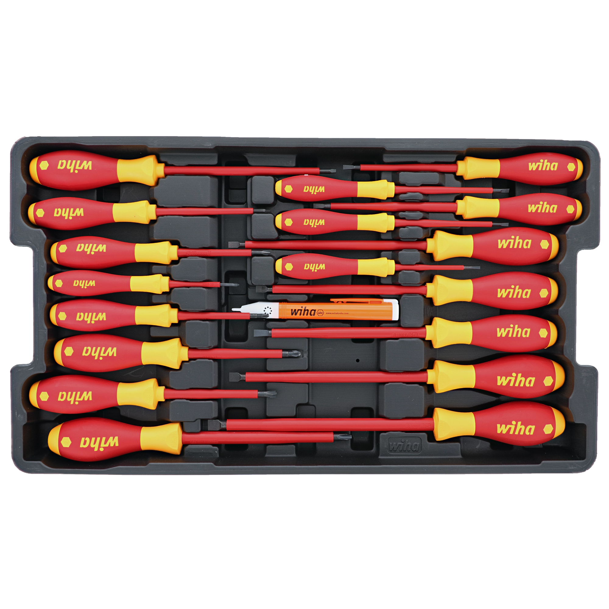 Wiha, 80 Pc. Master Electrician's Tools Set with Case, Pieces (qty.) 81 ...