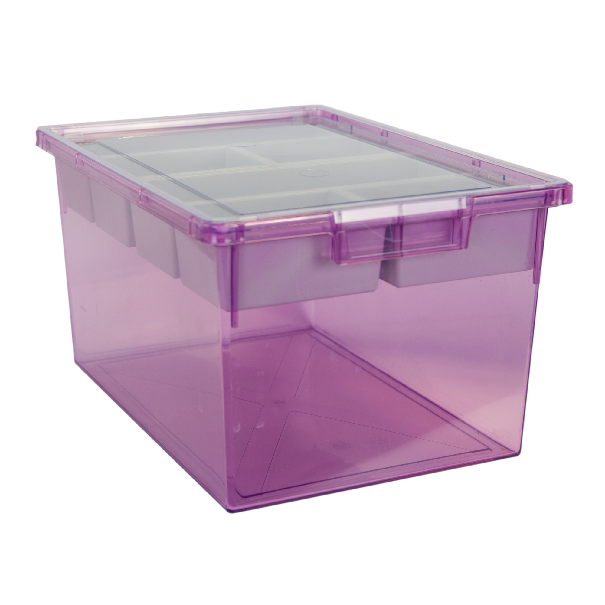 Certwood StorWerks, SlimLine 9in. Tray Kit(3 x Dividers)Purple Tint-3PK ...